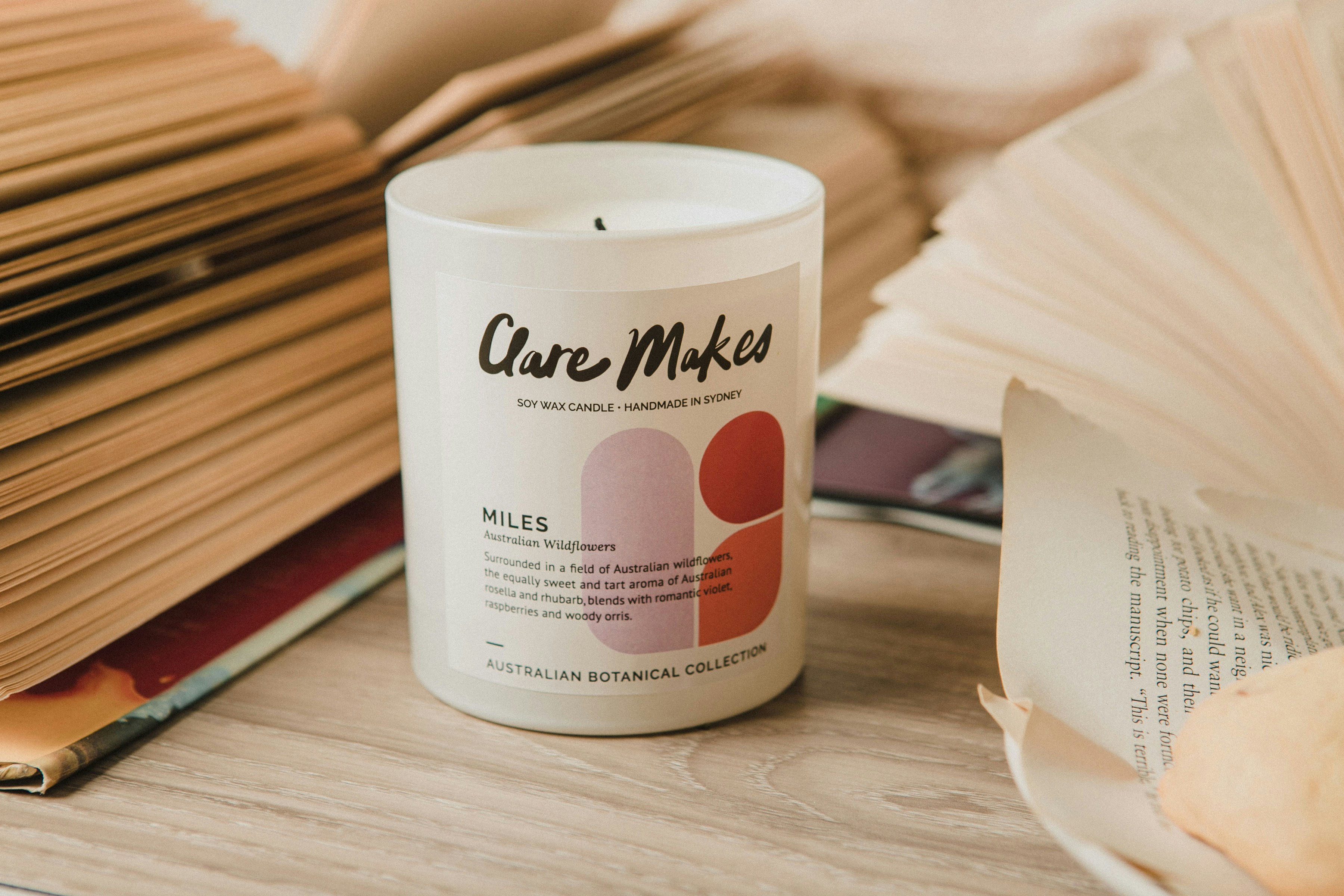 Care Makers: A Minimal Still Life with a Candle on a Wooden Desk