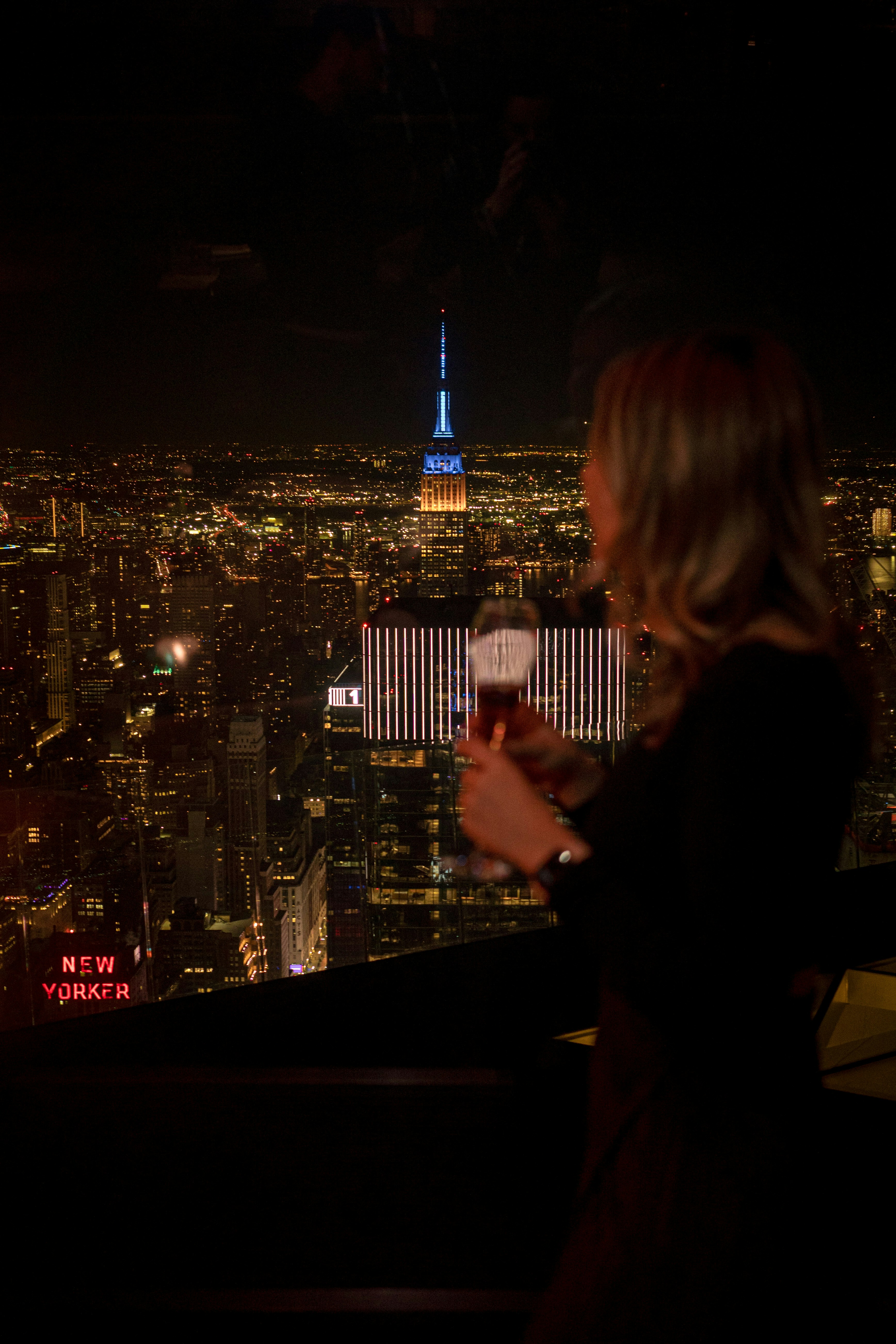 City Lights and a Whispered Toast under the Empire