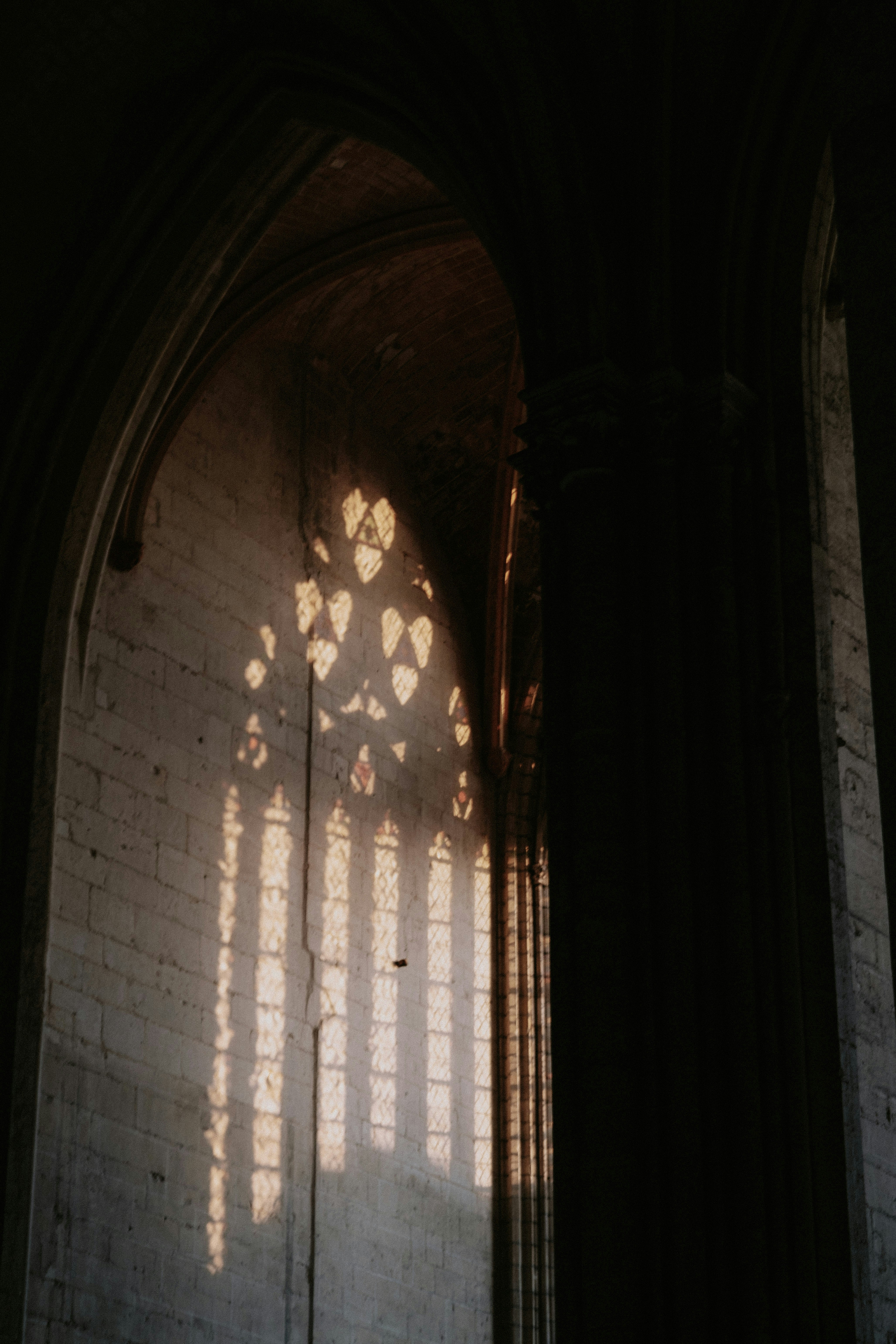 the sunlight is shining through the windows in the building