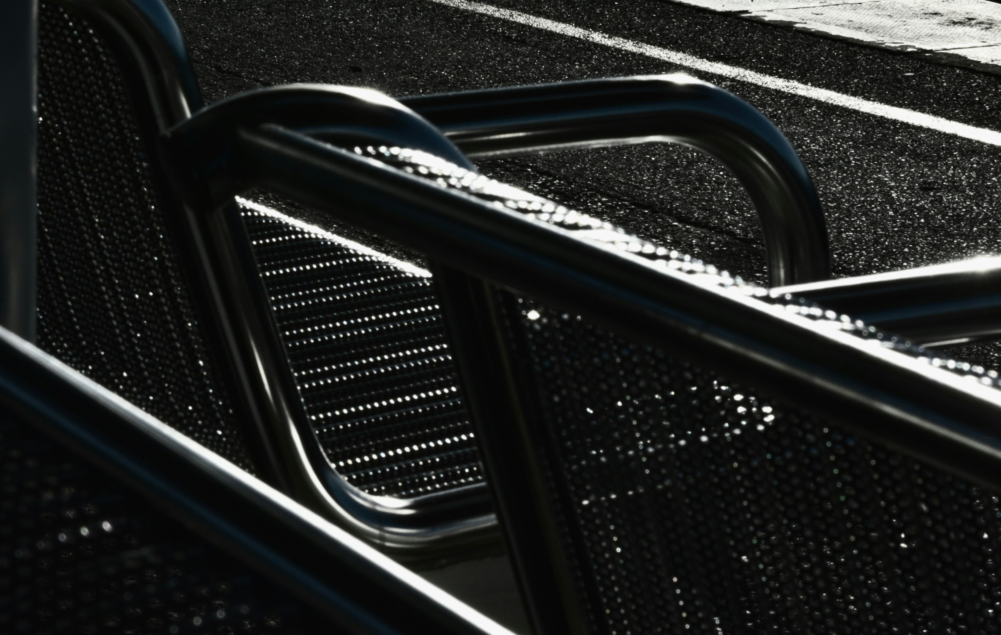 Interwoven Rails: Play of Steel and Sunlight