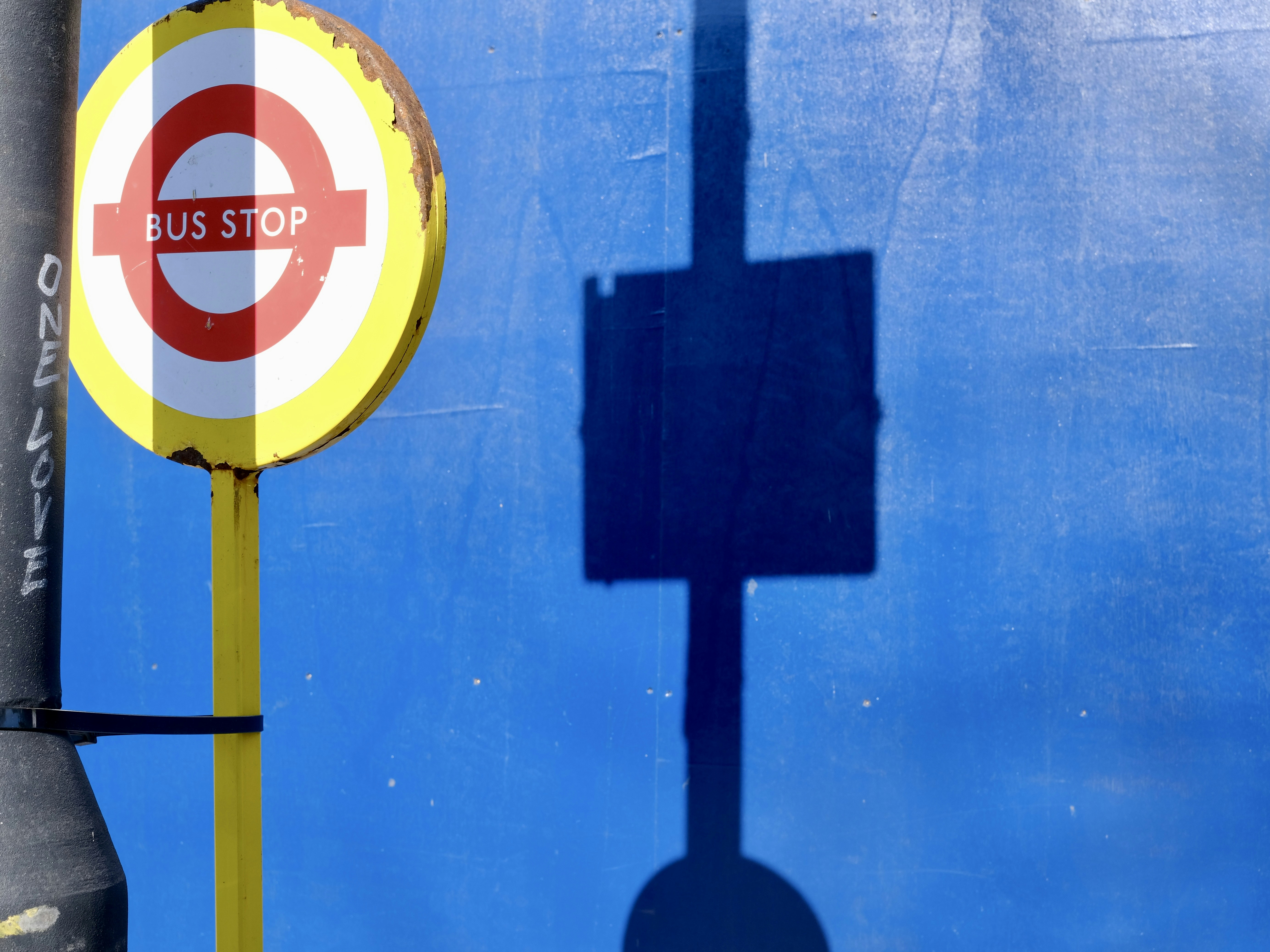 Urban Geometry: Shadows on Blue