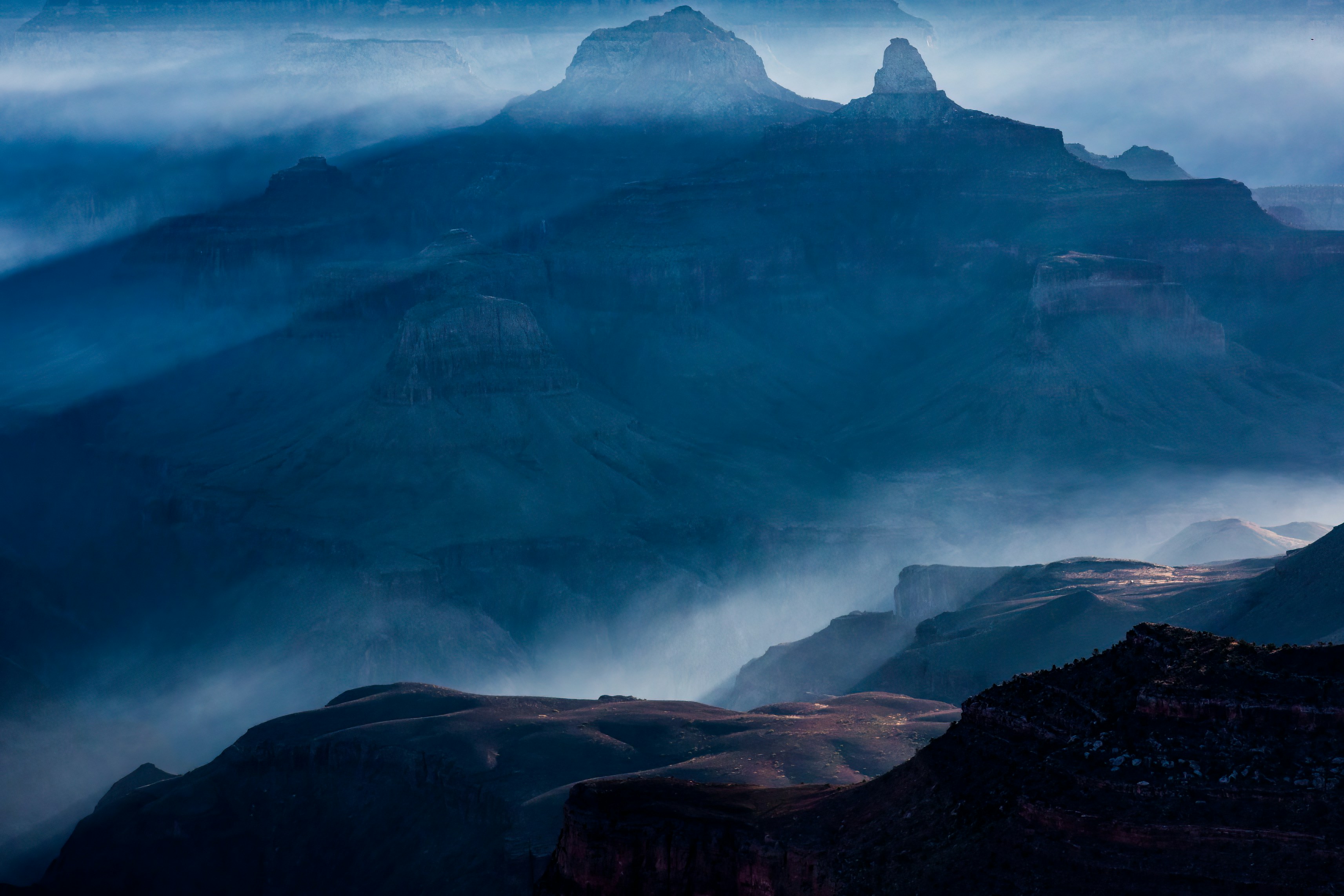 Early morning hike in Grand Canyon National Park