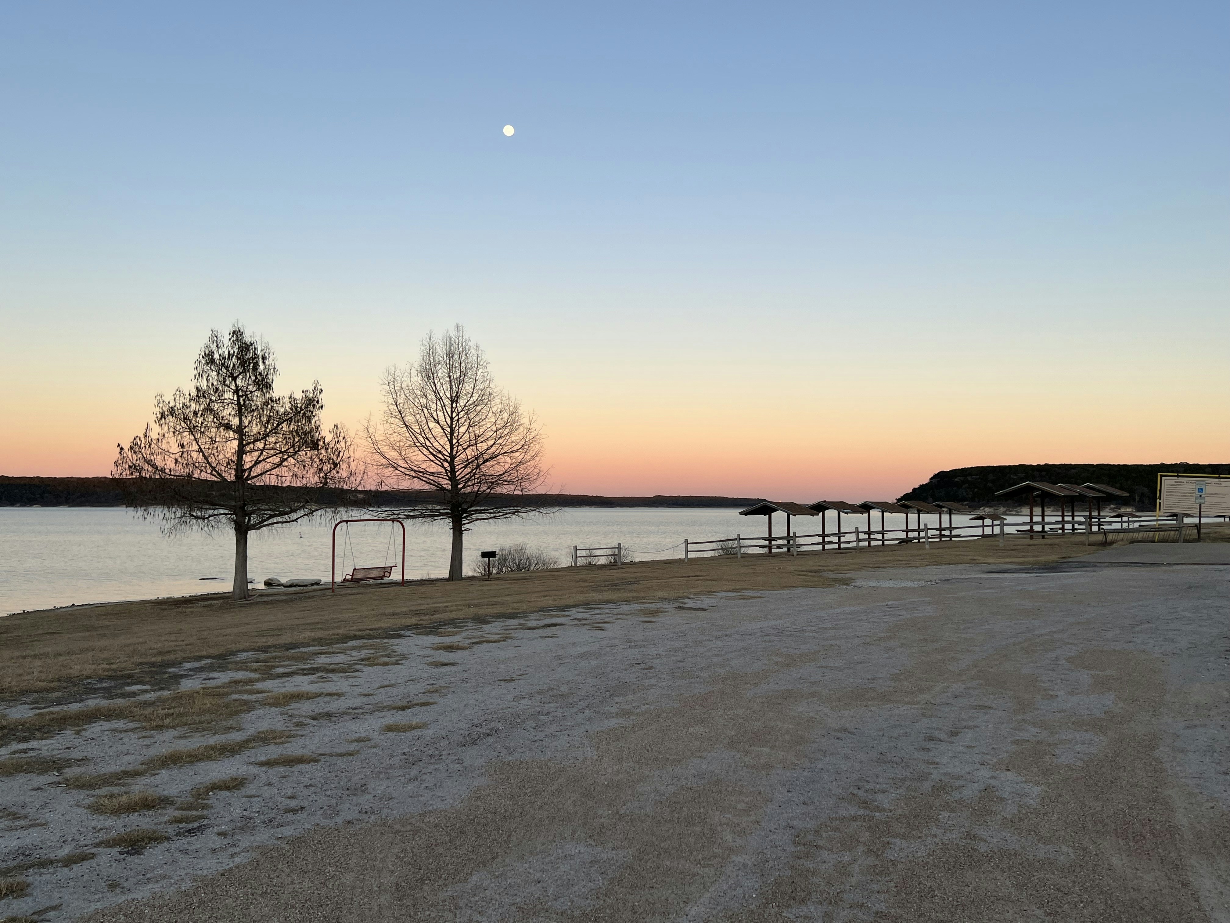 Moonlit Serenity Over Belton Lake