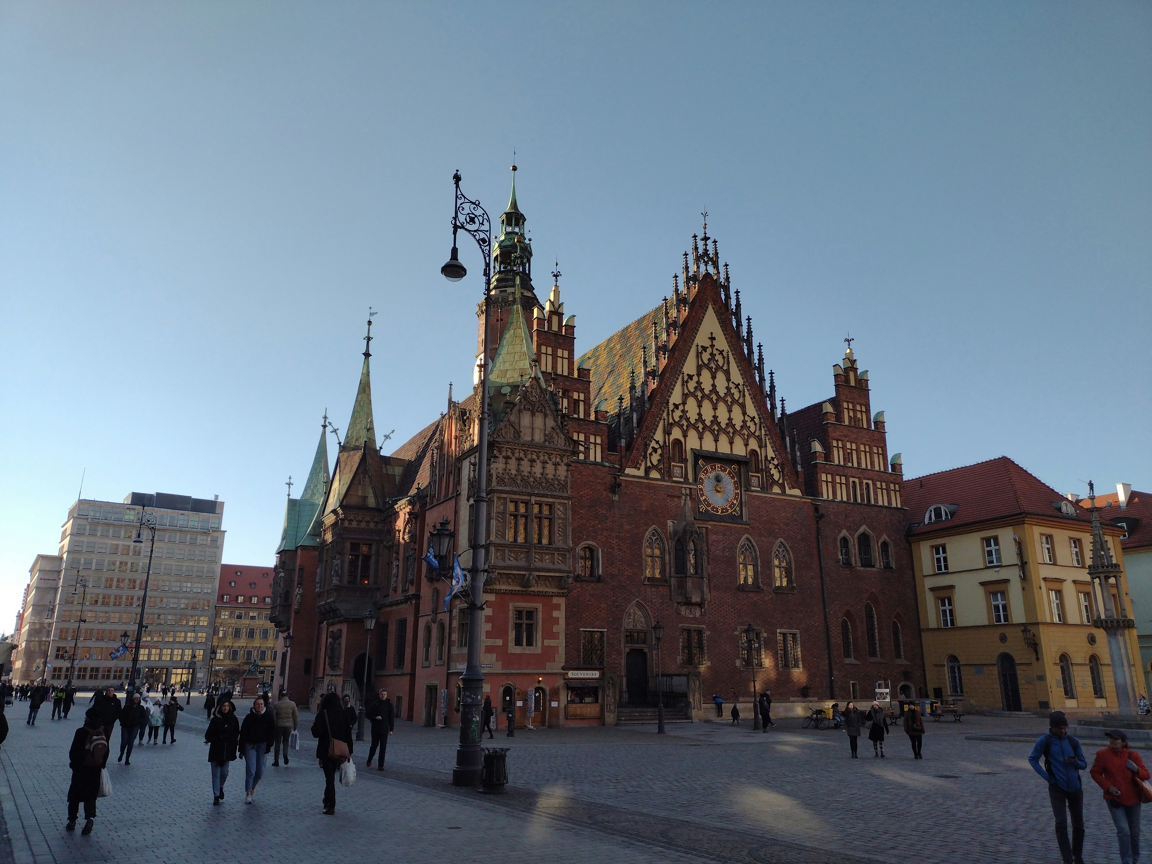 Gothic Architecture Amidst the Morning Stroll