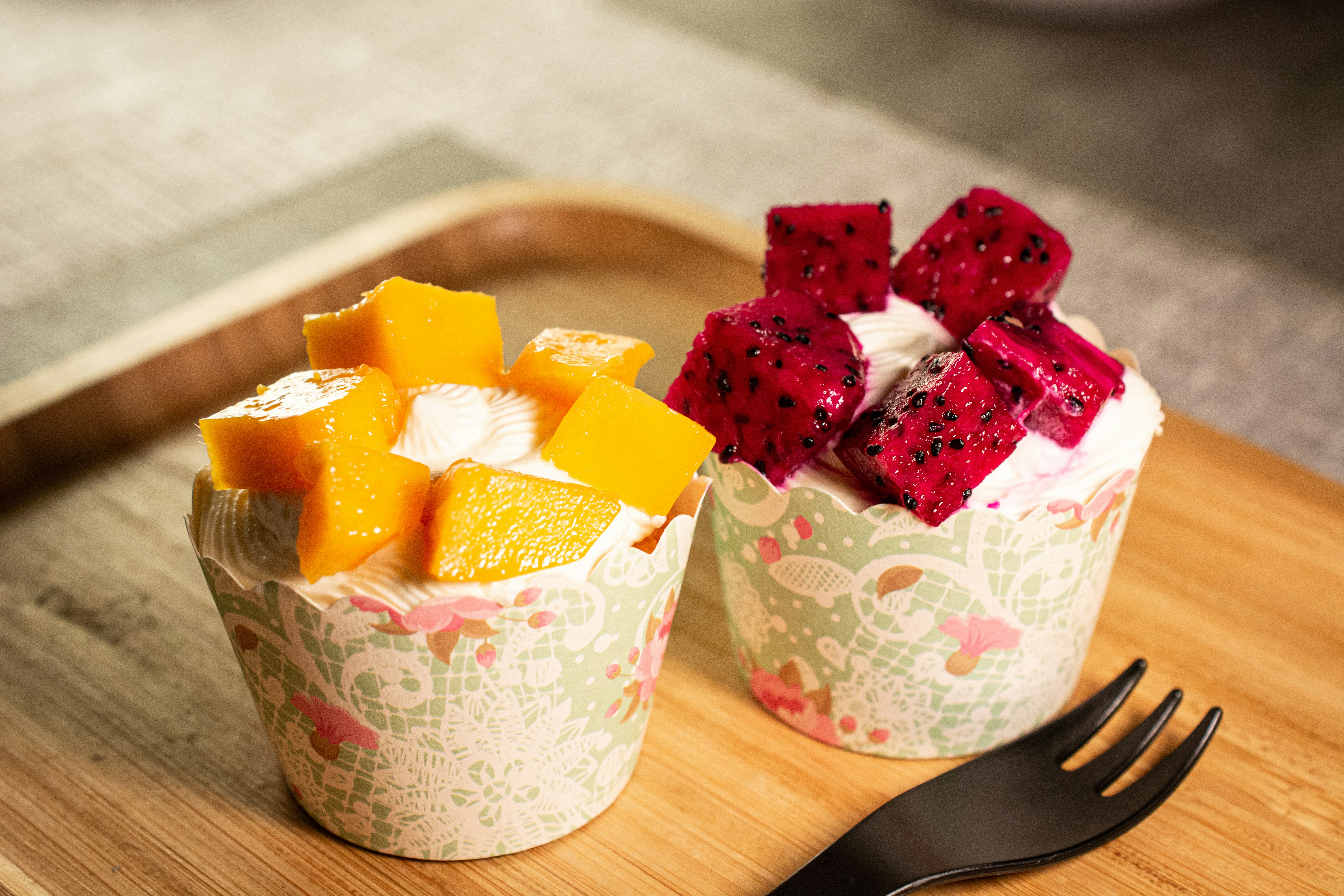 A couple of cups that have some food in them photo – Free Food Image on ...