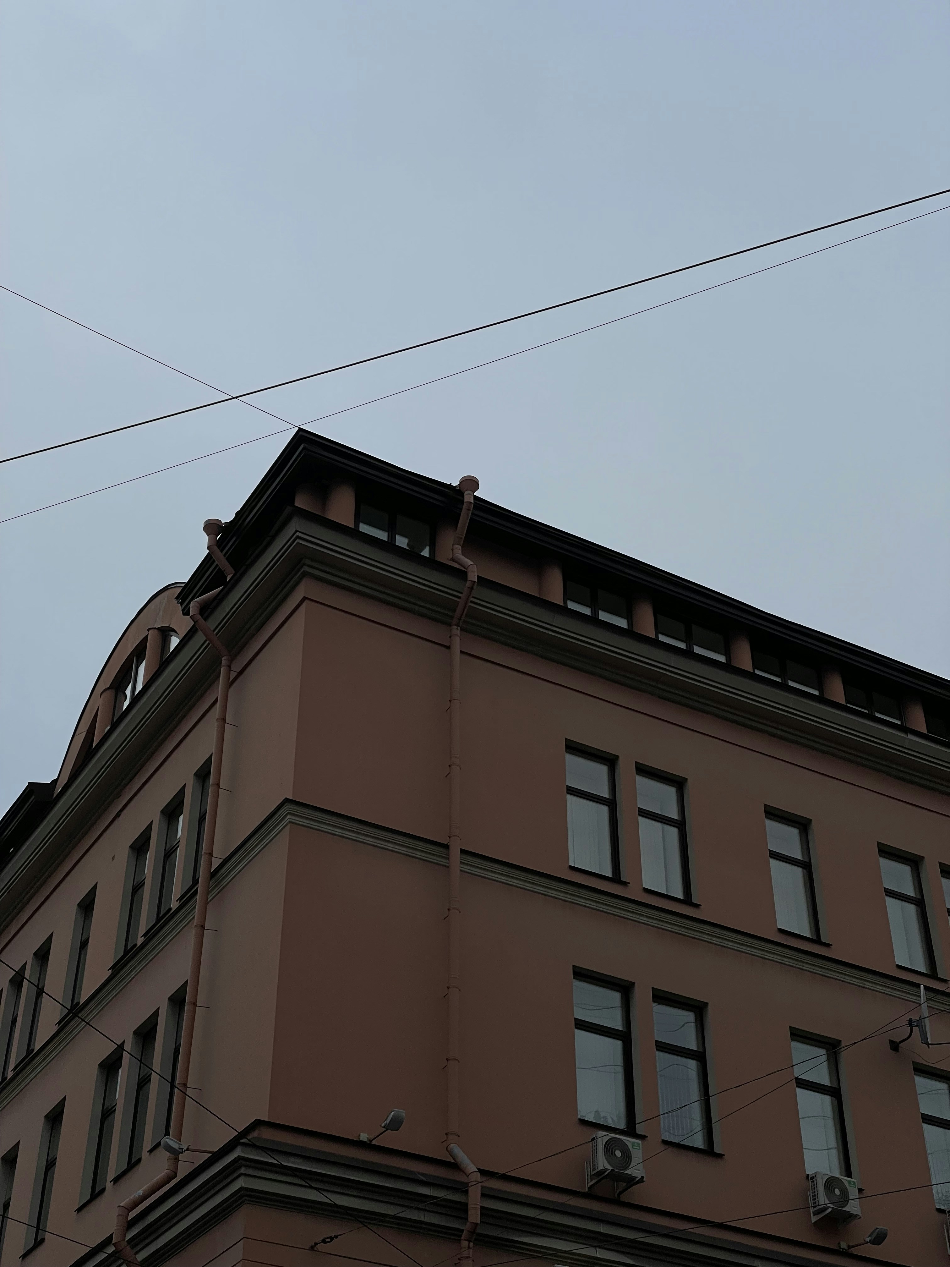 Architectural Elegance Under Overcast Skies
