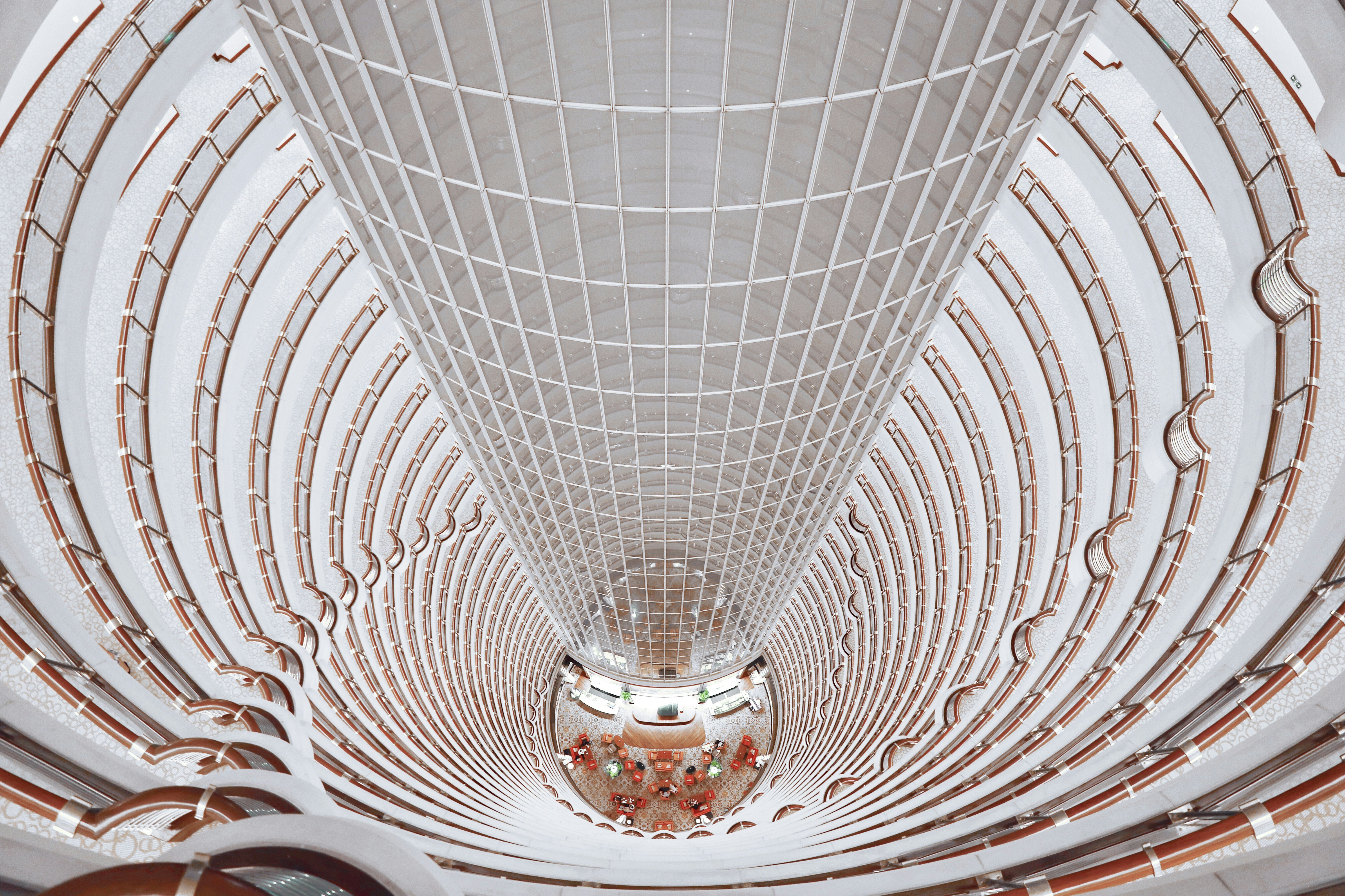 A very tall building with a very long ceiling photo – Free Grey Image ...