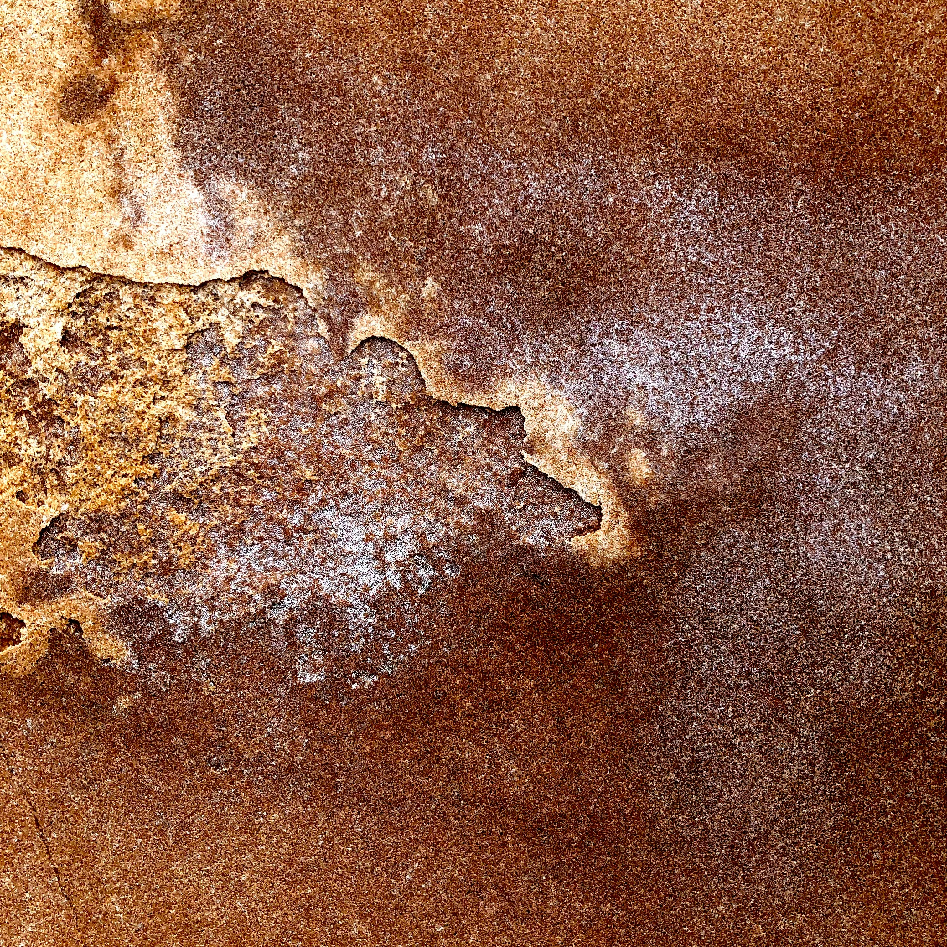 Foto Un primer plano de una superficie metálica oxidada – Imagen Óxido ...