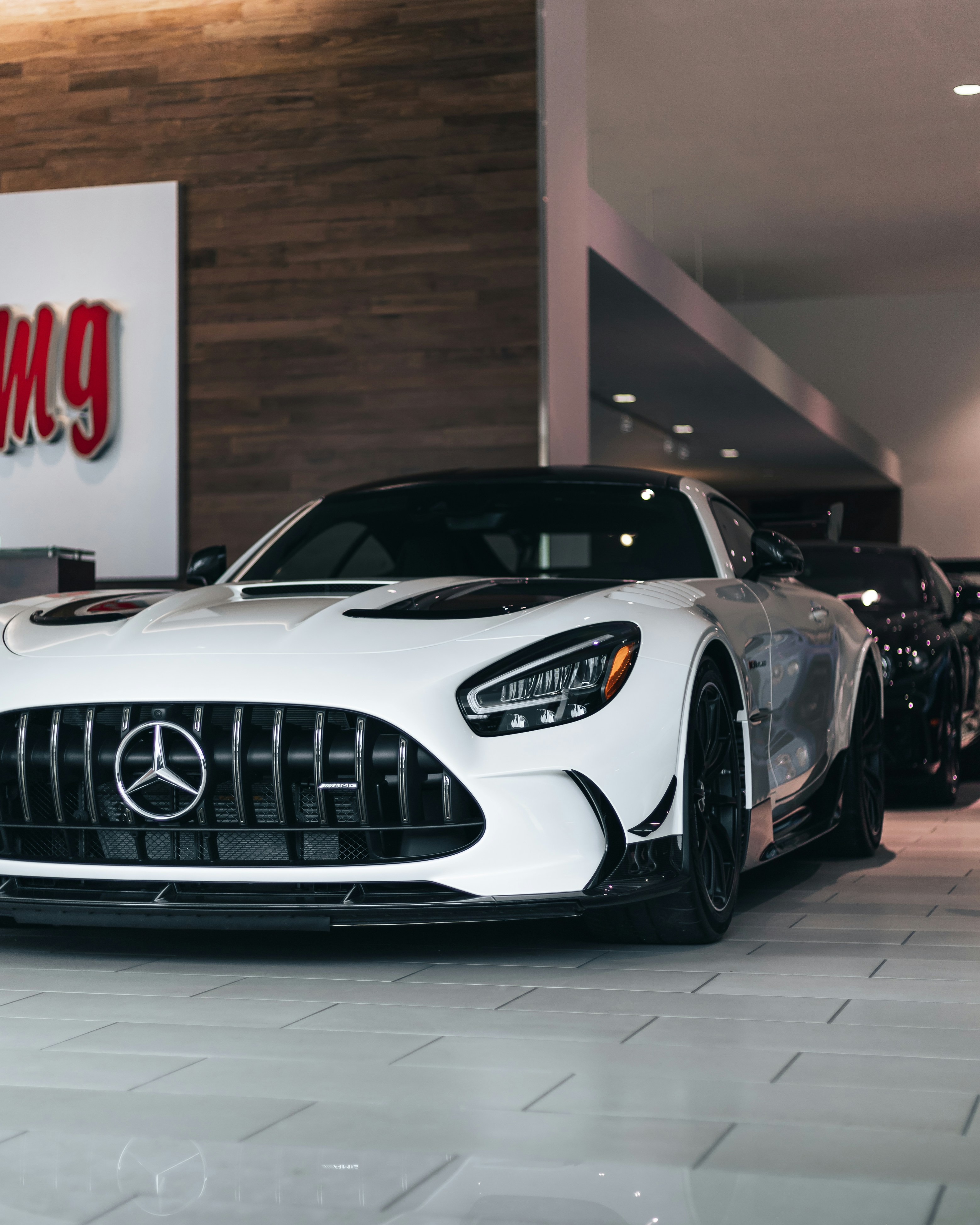 Mercedes Benz Sport Car White