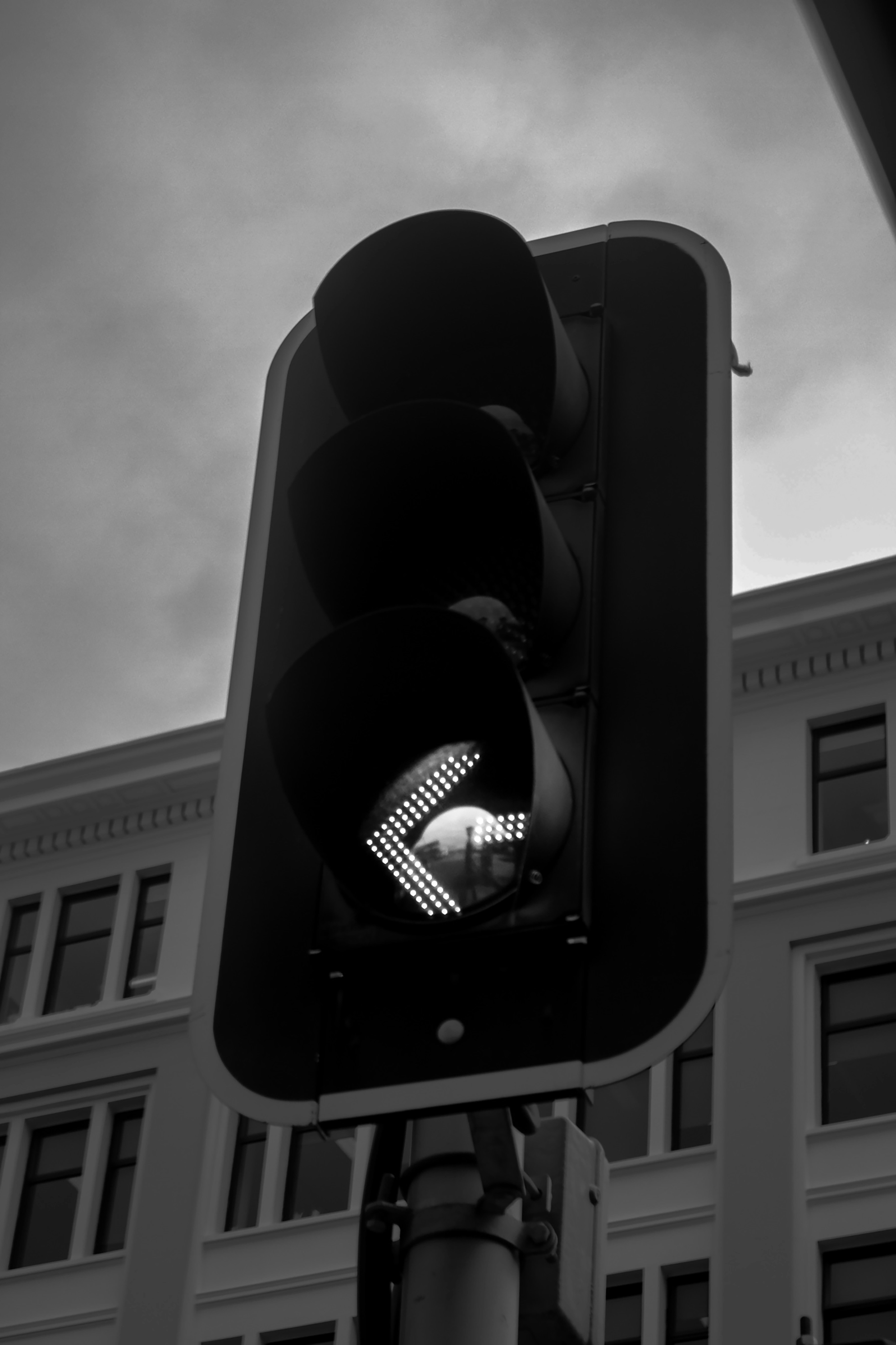 Semaforo Preto E Branco