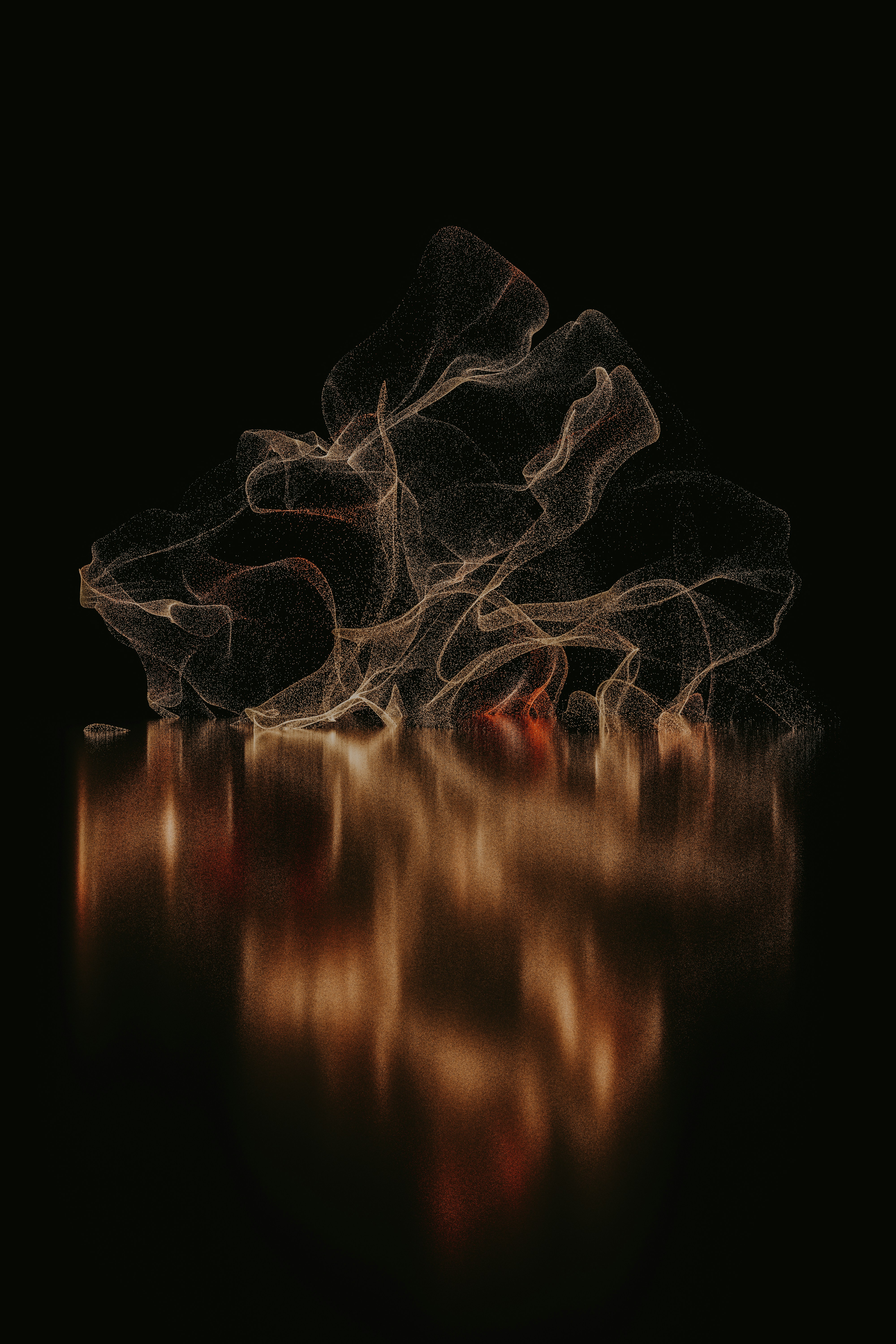 Foto Una fotografía abstracta de una roca en el agua – Imagen Patrón ...