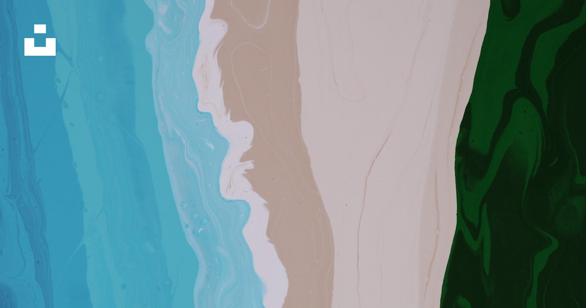 두 가지 다른 색의 물 그림 사진 Unsplash의 무료 그림 이미지