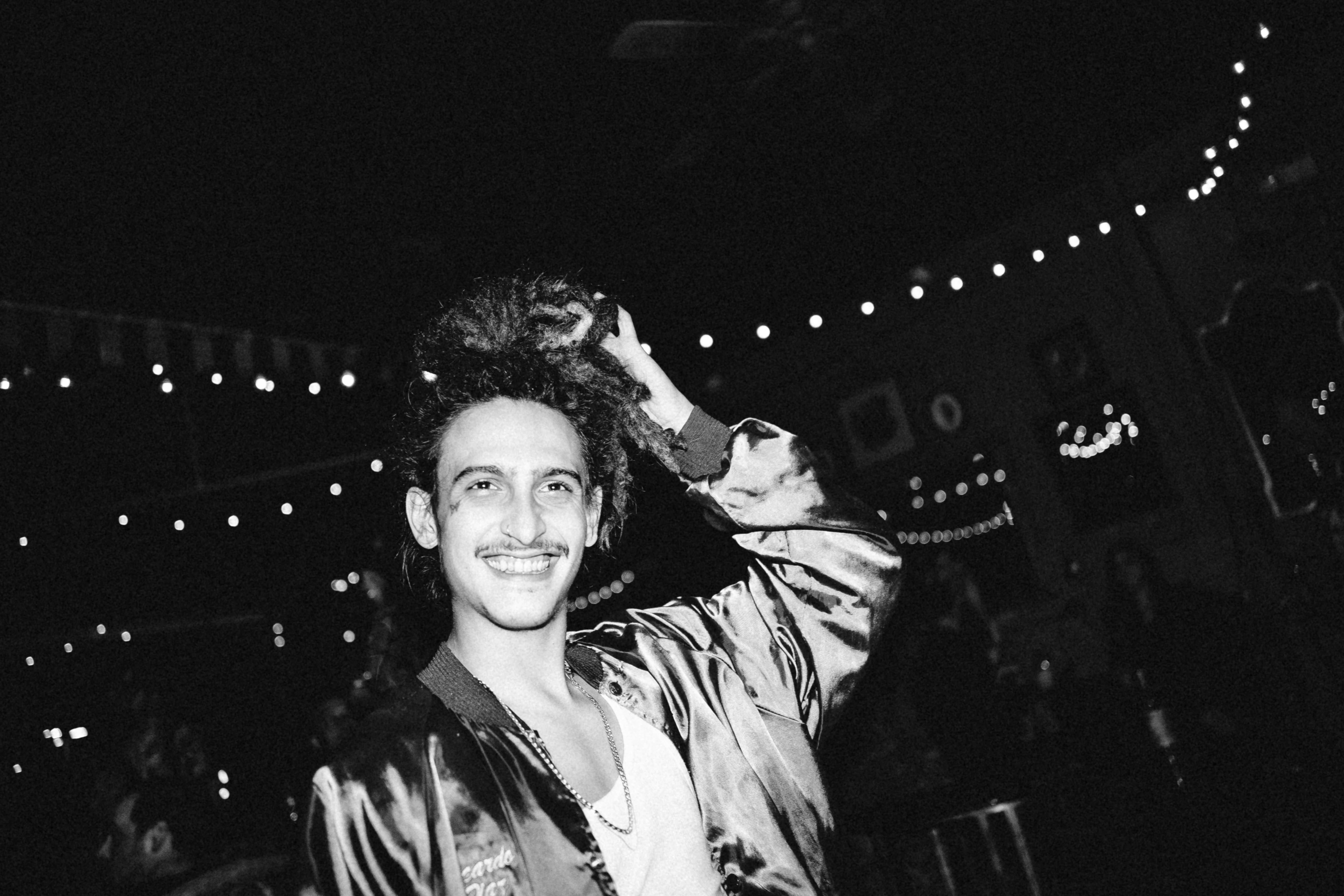 A black and white photo of a man dancing photo – Free Black Image on ...