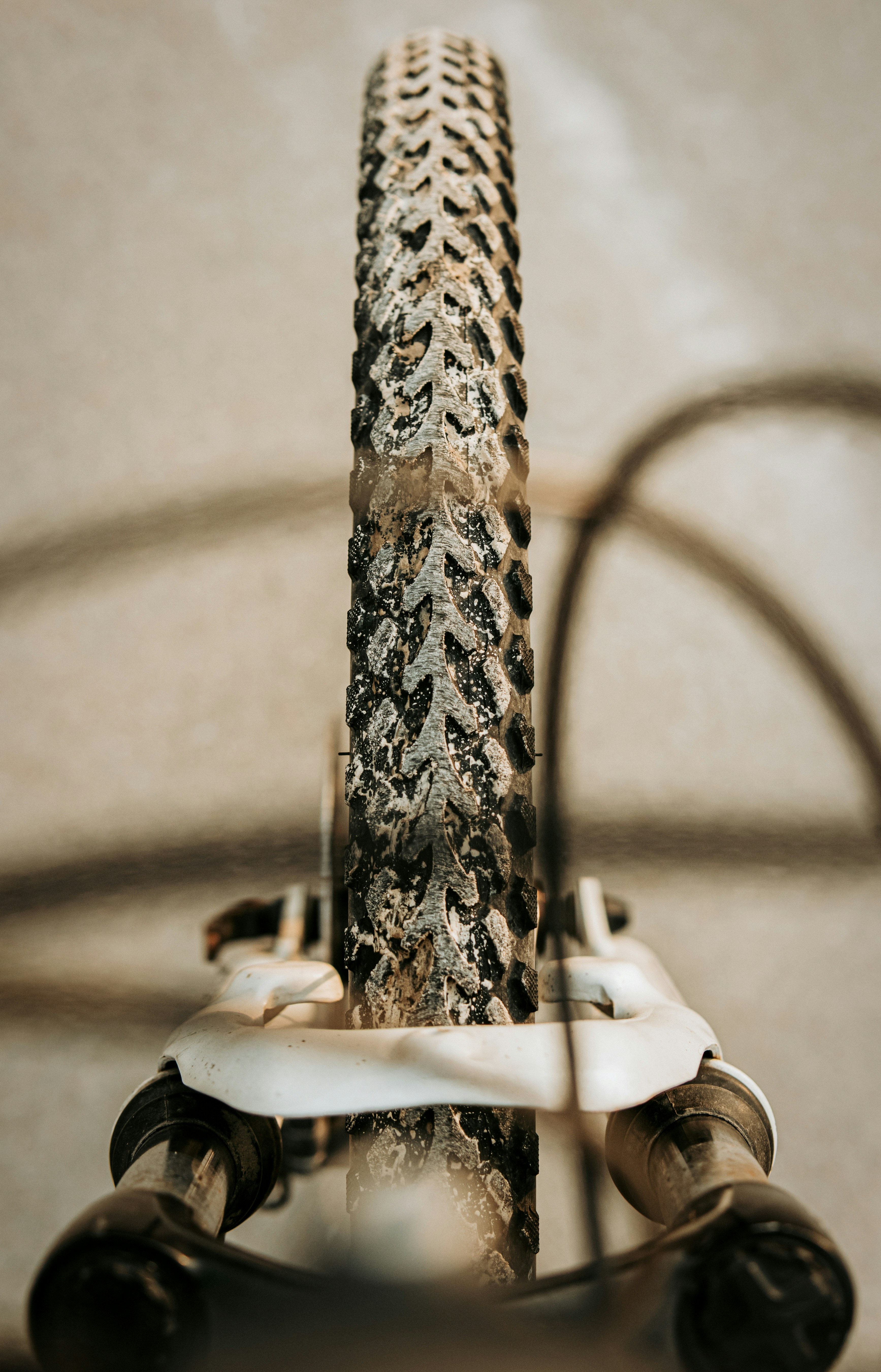 A close up of a bike tire on a bike photo – Free Grey Image on Unsplash