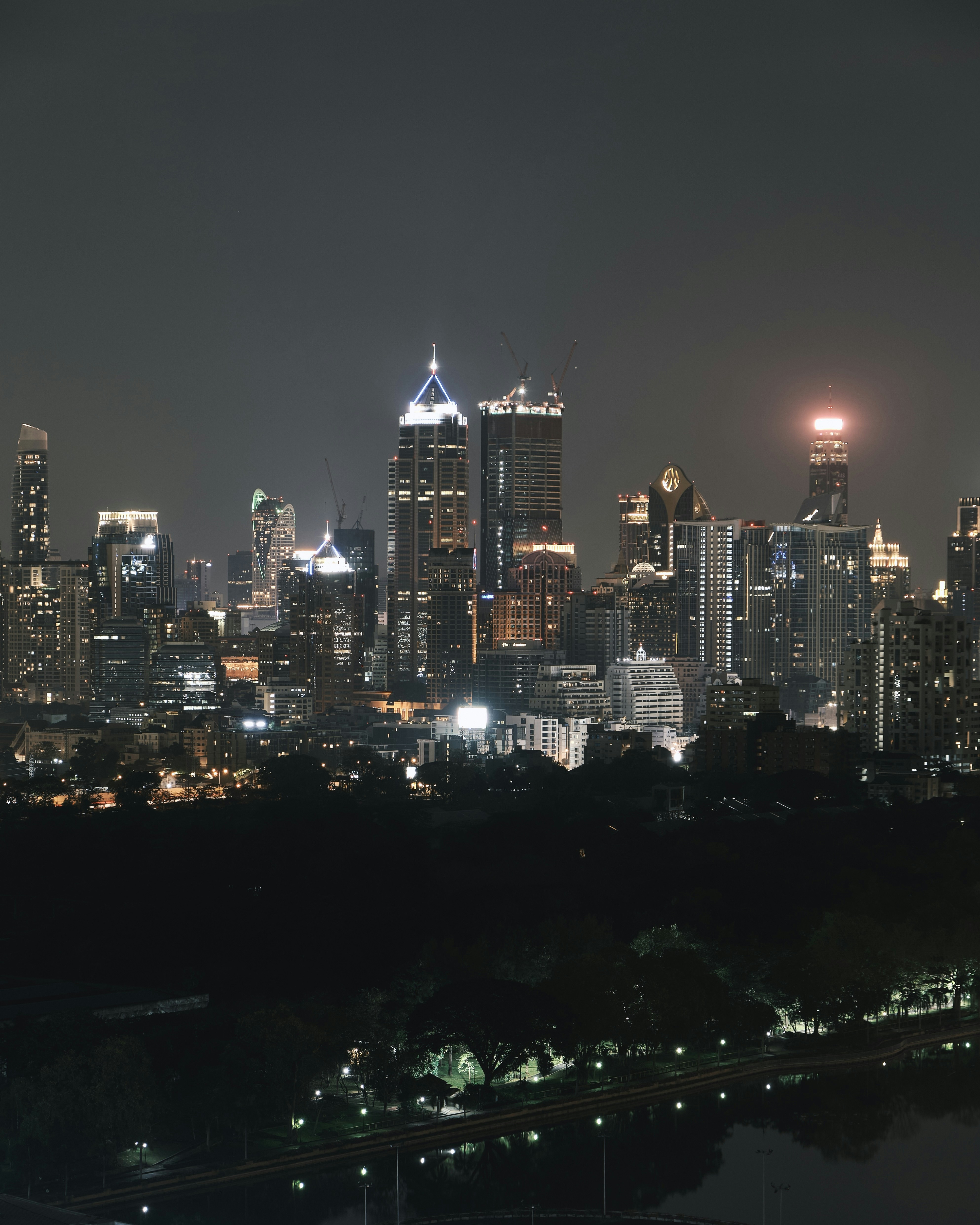 Midnight Skyline: A Sea of Glass and Light