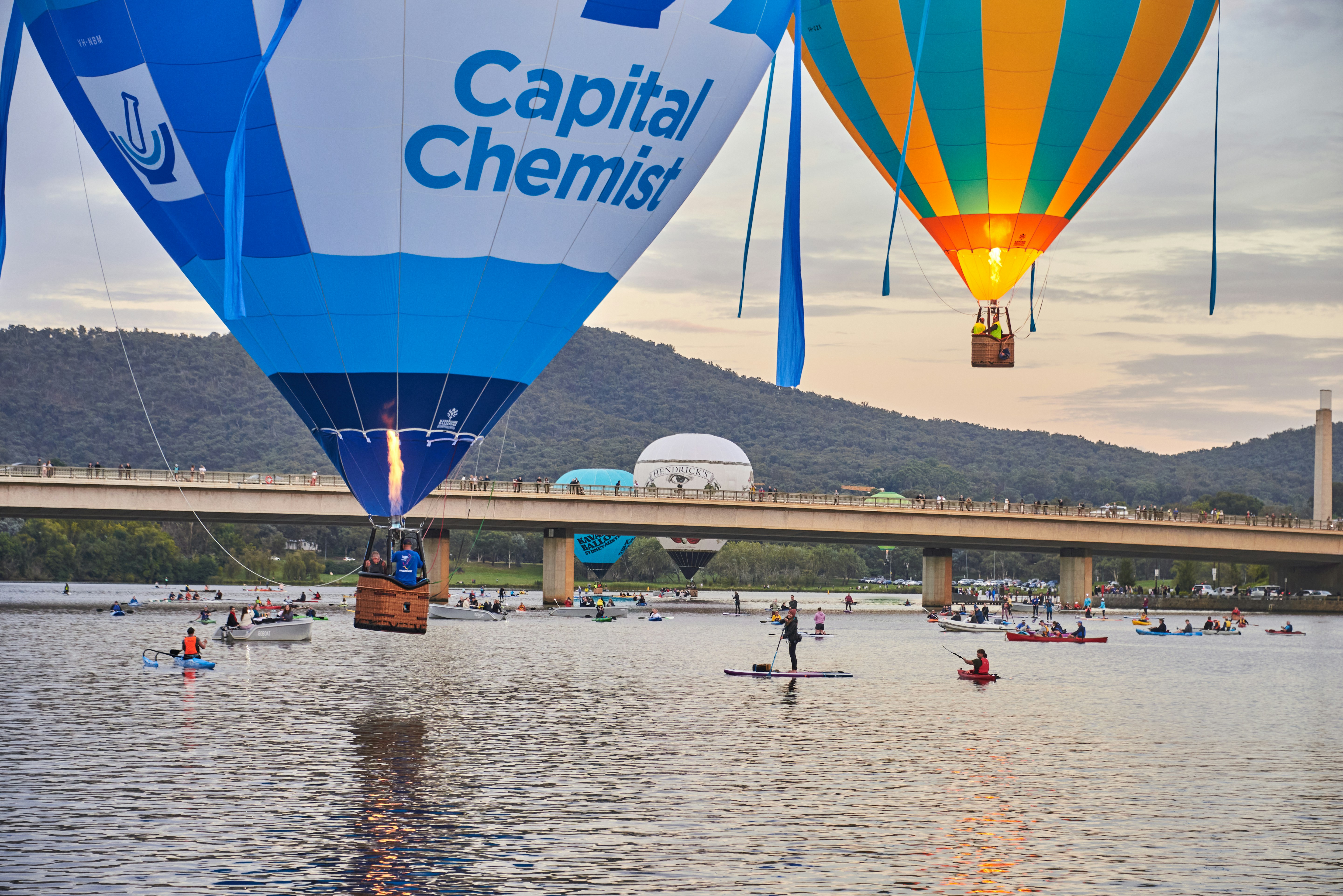 A Symphony of Color Above the Water