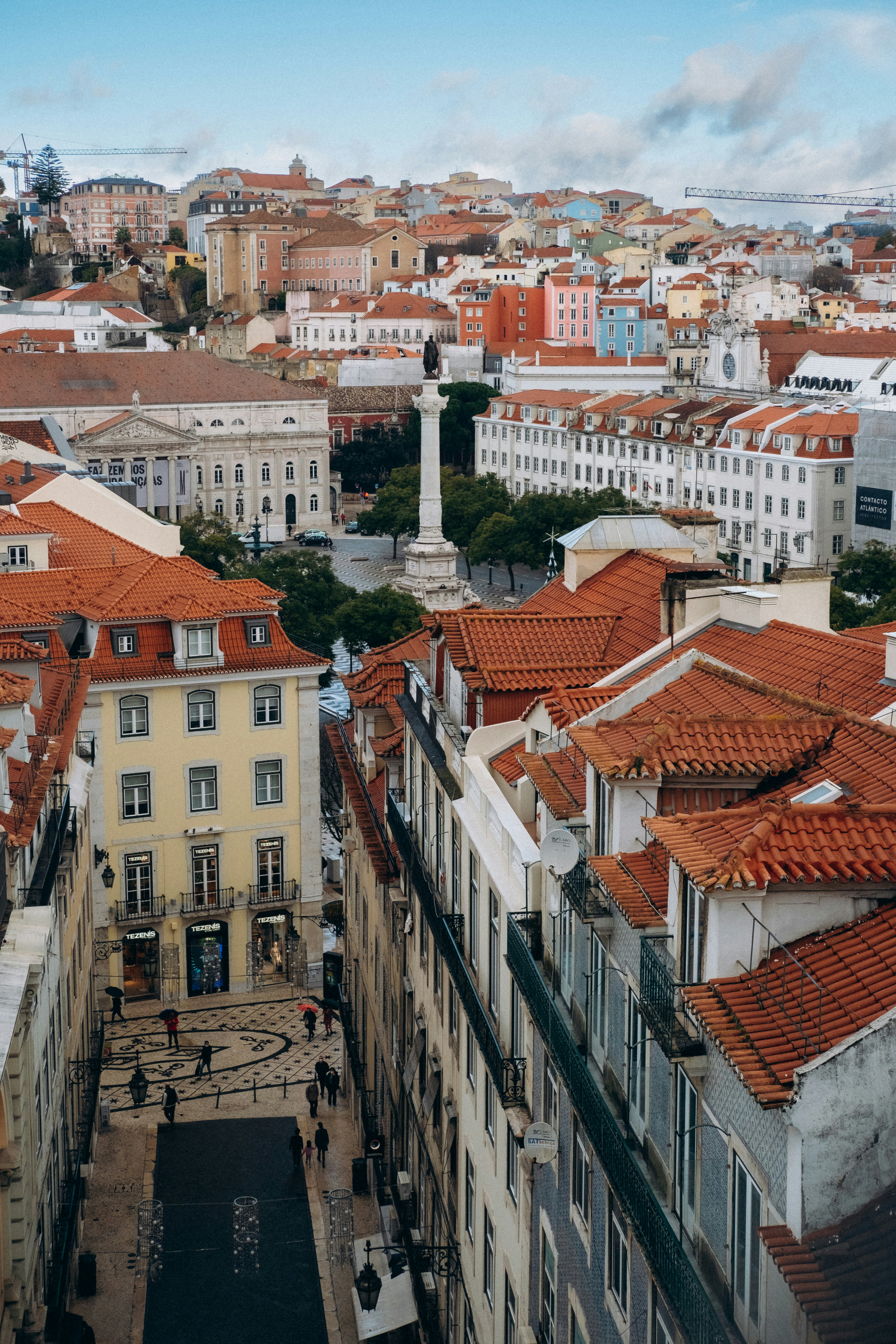 A view of a city from a high point of view photo – Free Portugal Image ...