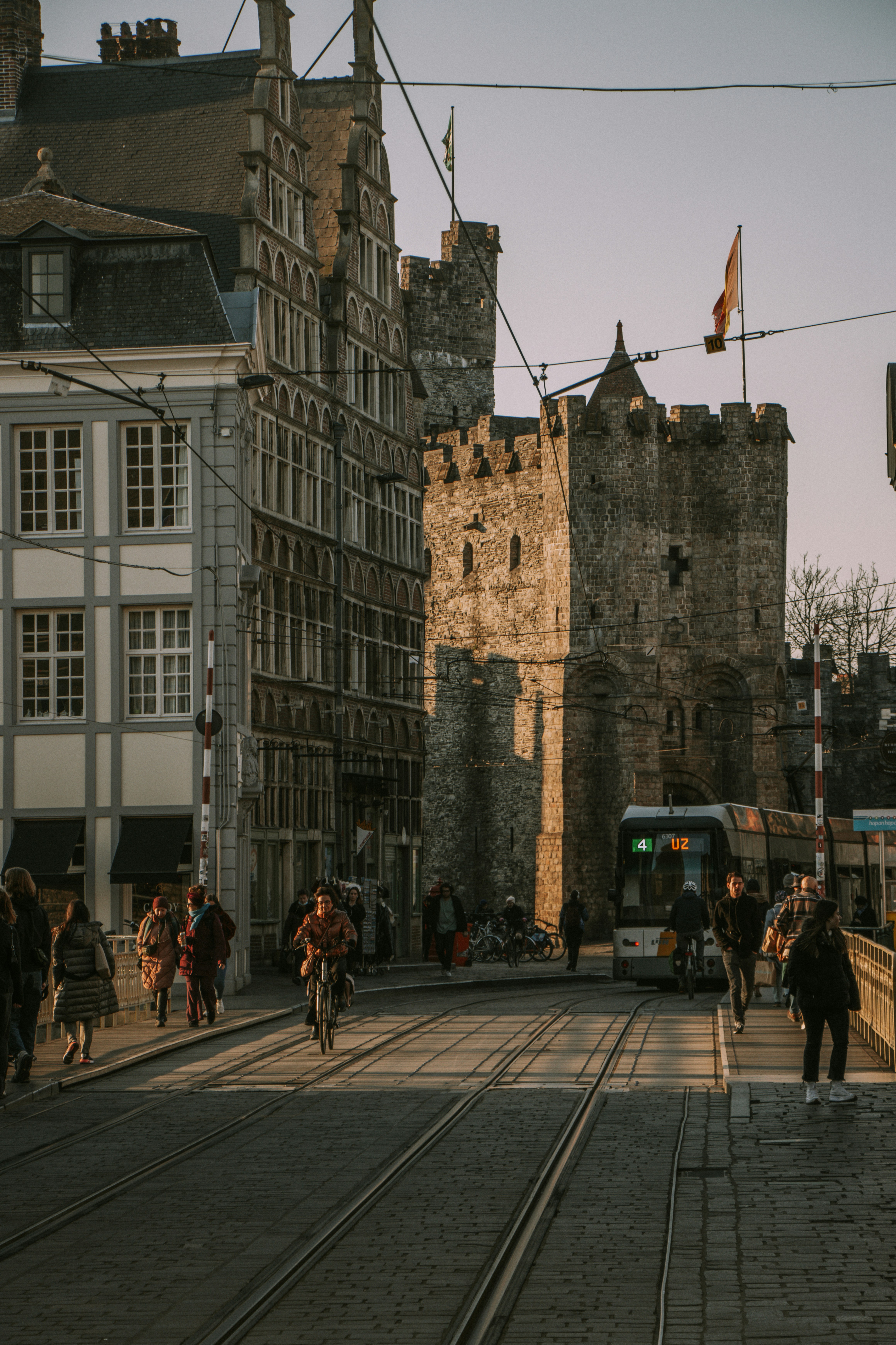 Golden Hour in Historic Streets