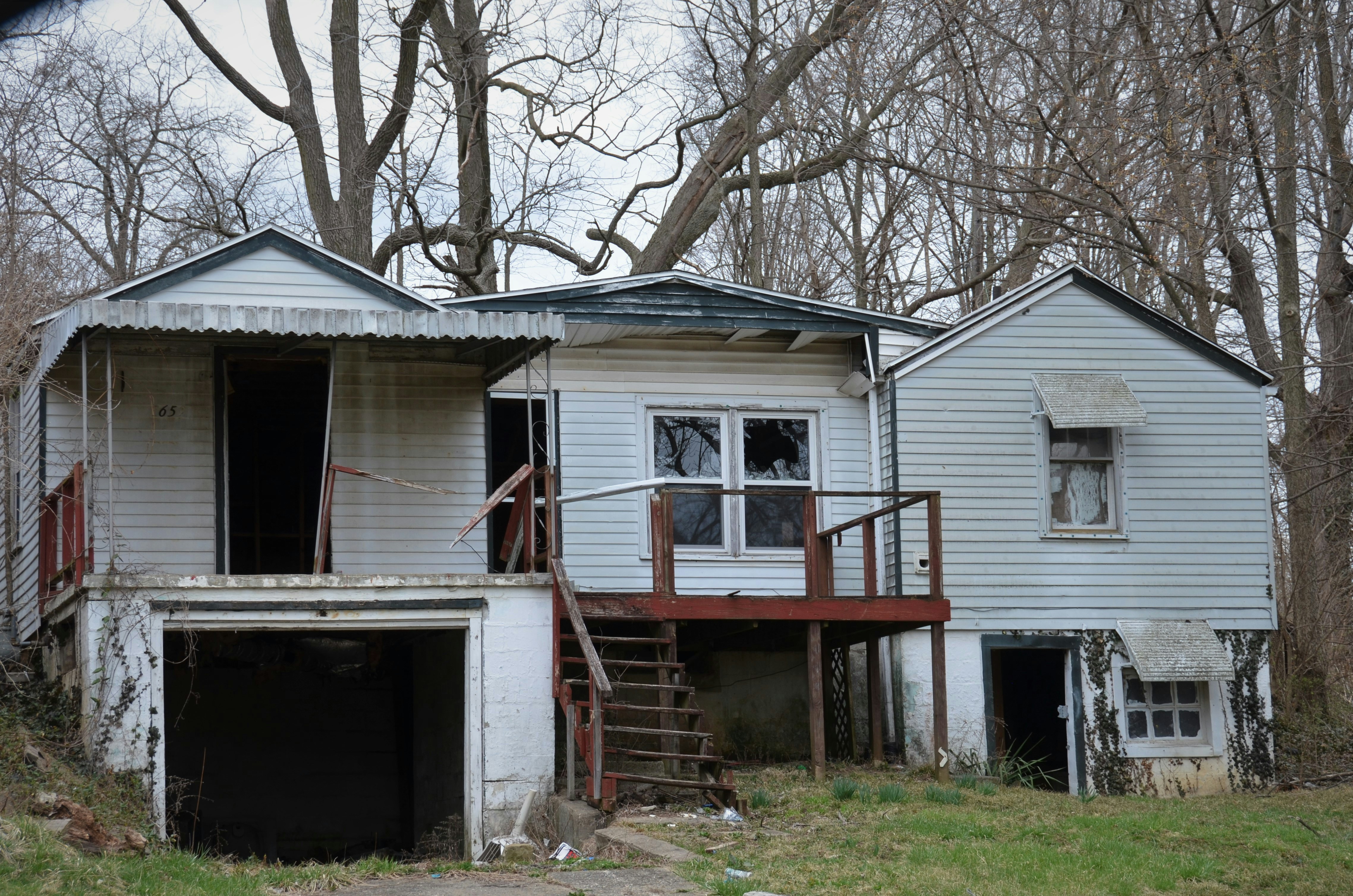 An old run down house with a fire escape photo – Free Building Image on ...
