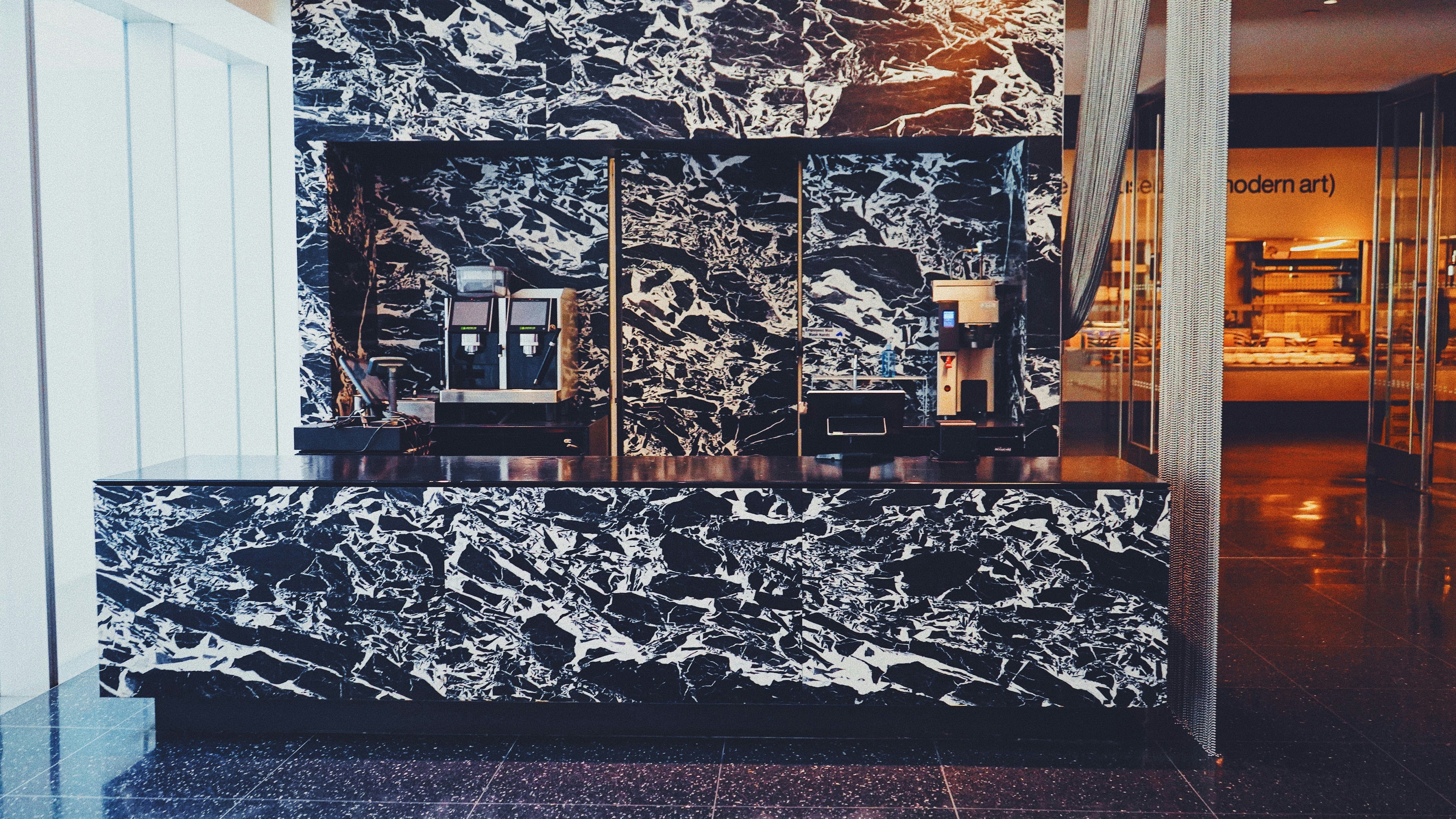 Marble Elegance: The Art of Coffee Preparation
