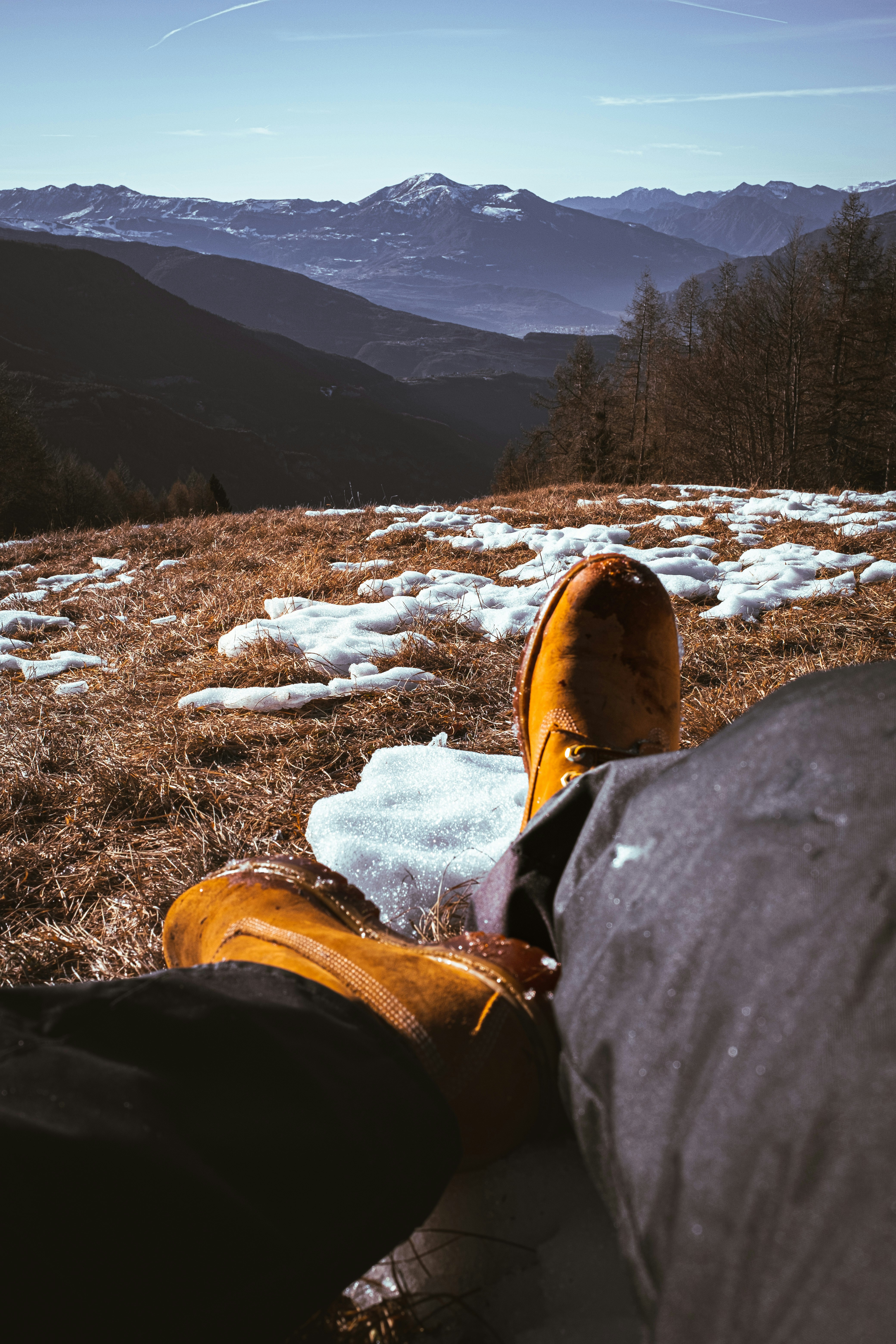 Tranquil Solitude Amidst Majestic Peaks