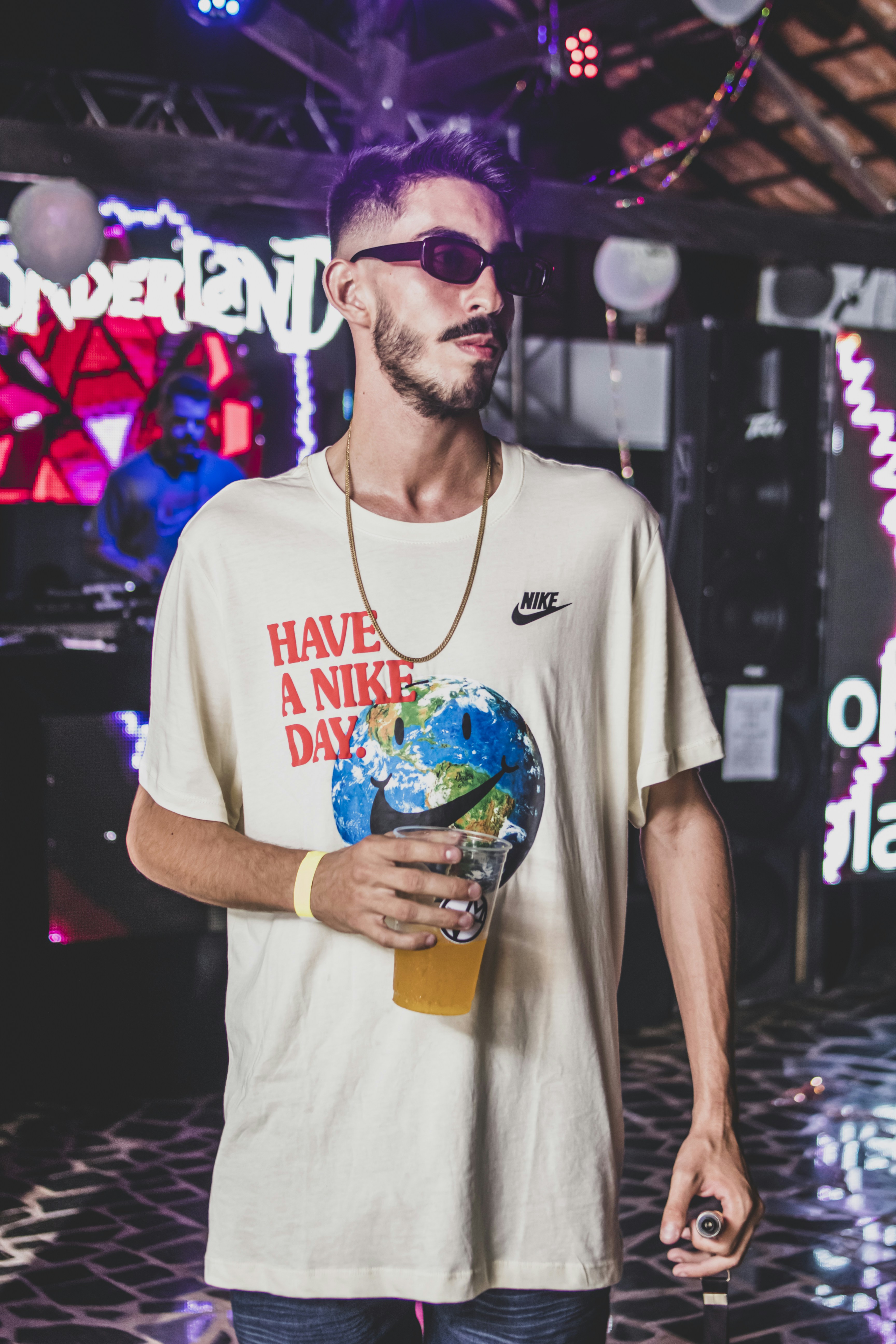 Neon-lit Nightlife: Neon-Topped Beat at the Urban Glow