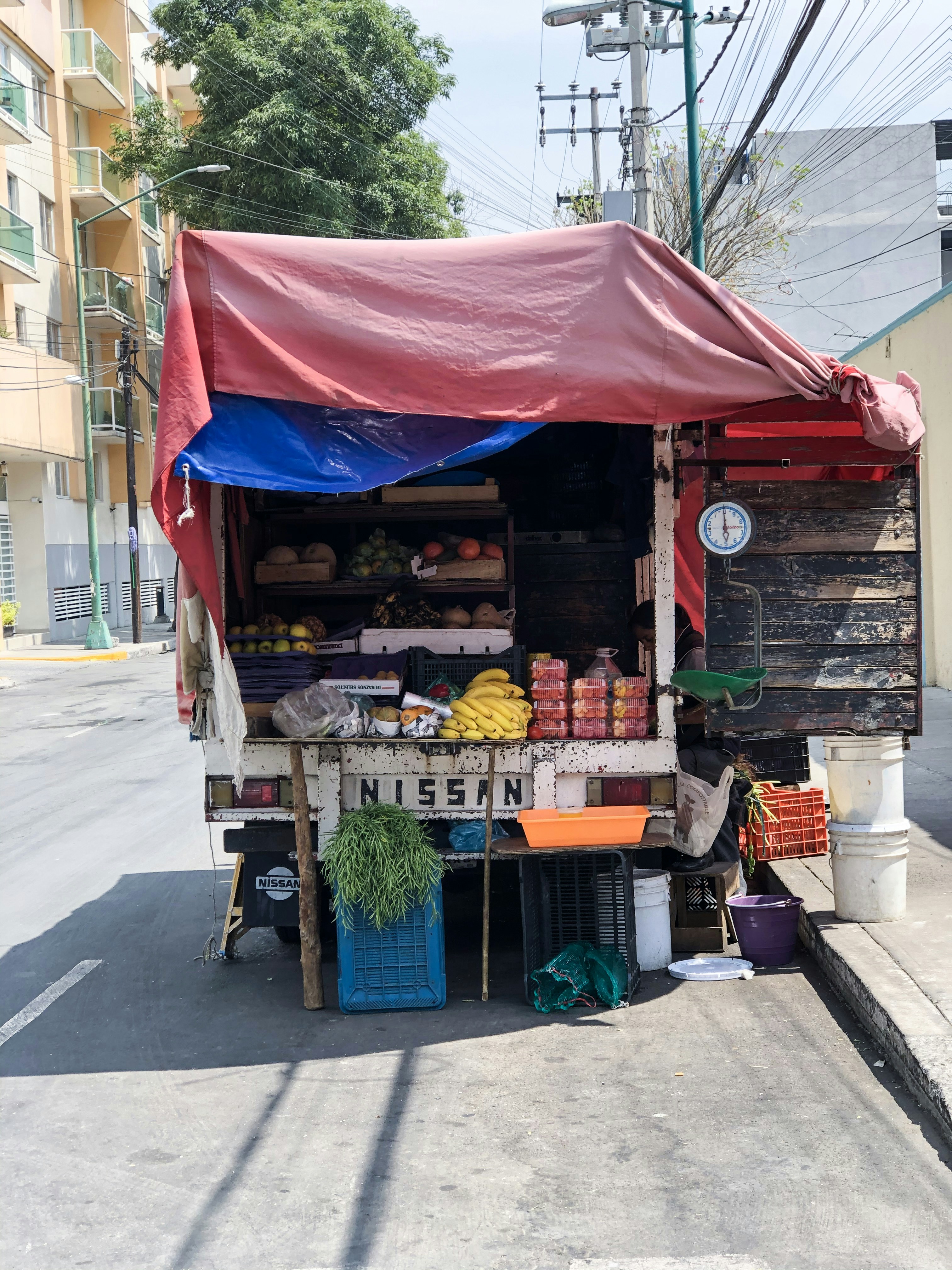 Mercado rodante en Ciudad de México