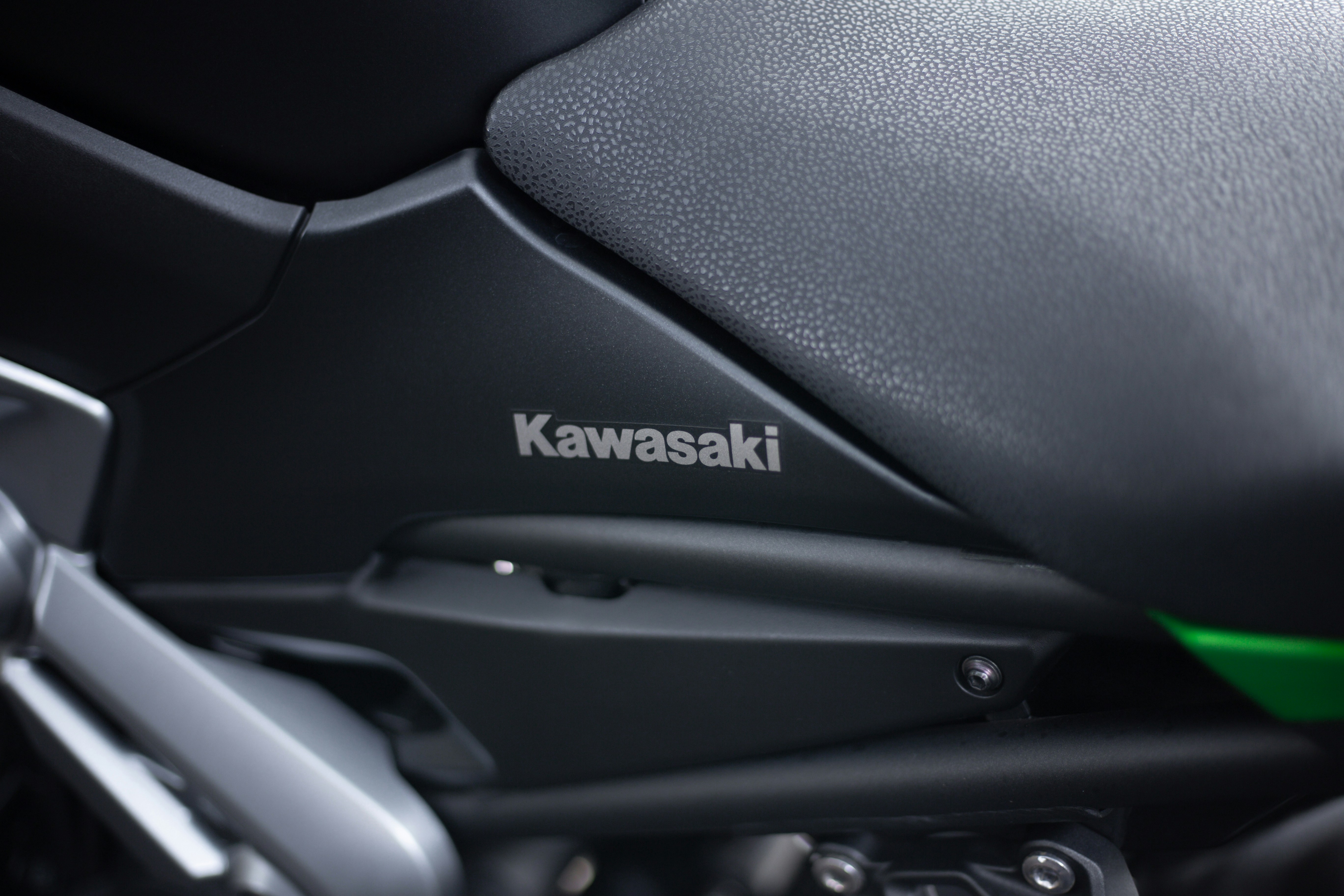 Kawasaki Close-Up: Matte Black Frame with a Hint of Green