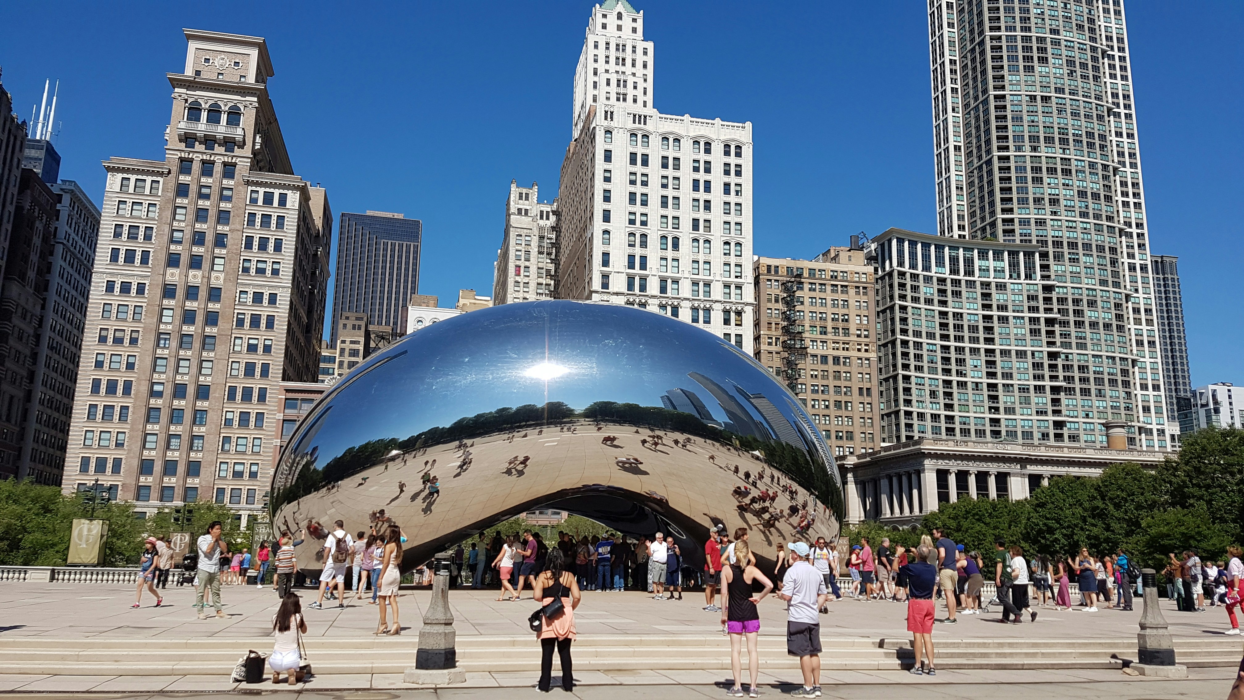 Shining Echo: The Bean Reflects a Busy Millennial Landscape