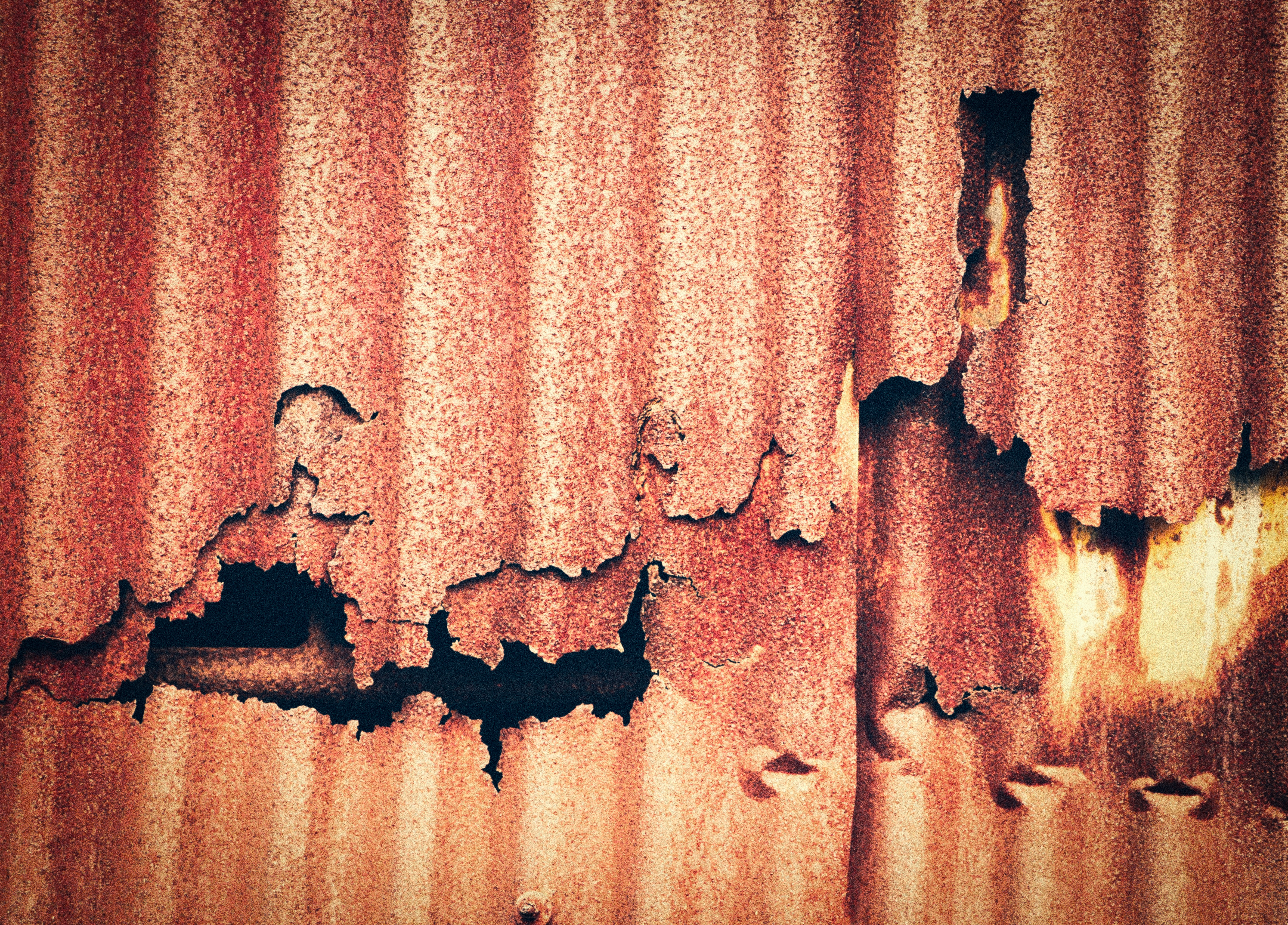 A rusted metal sheet with holes in it photo – Free Rust Image on Unsplash
