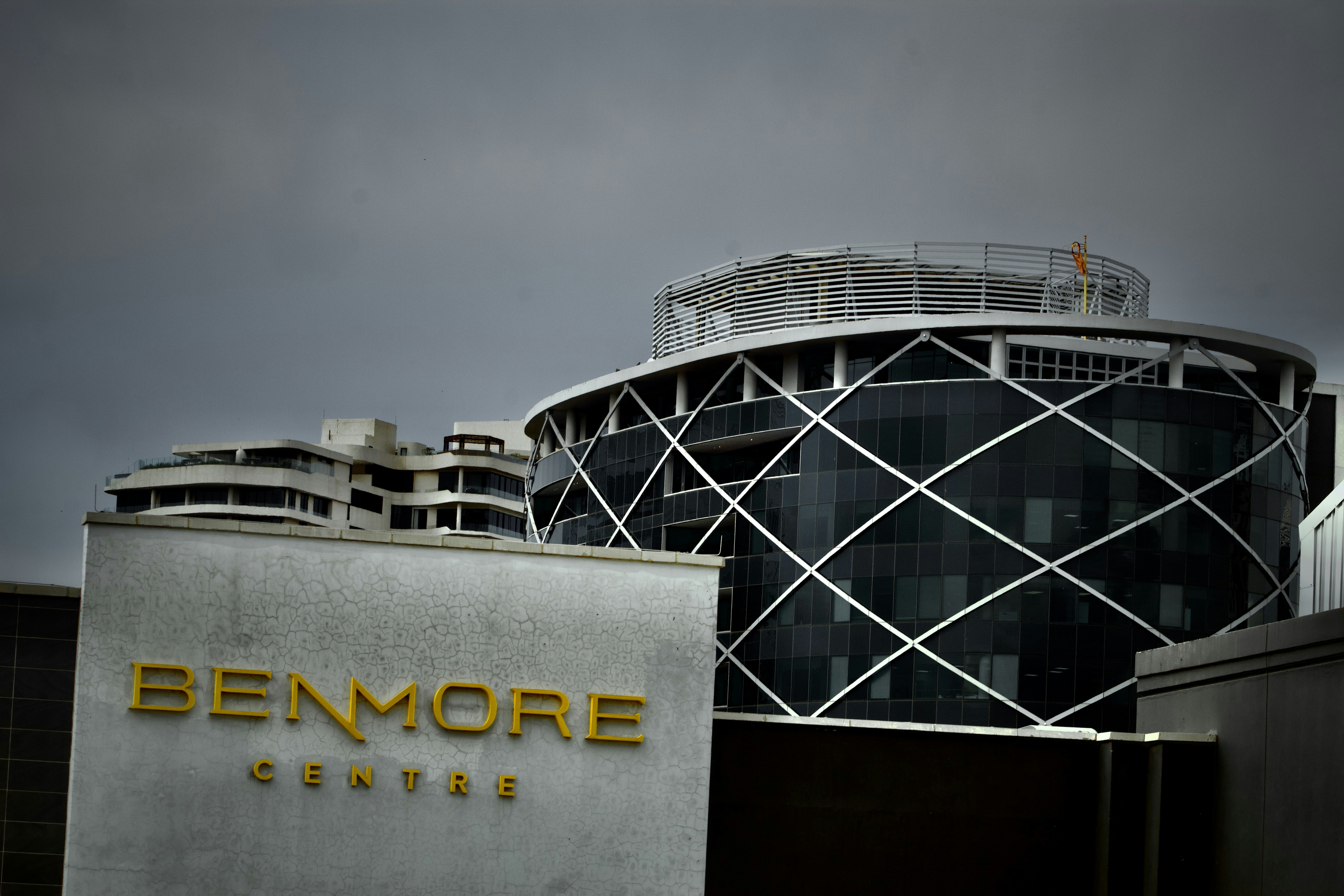 A building with a sign that says benmore centre photo – Free ...