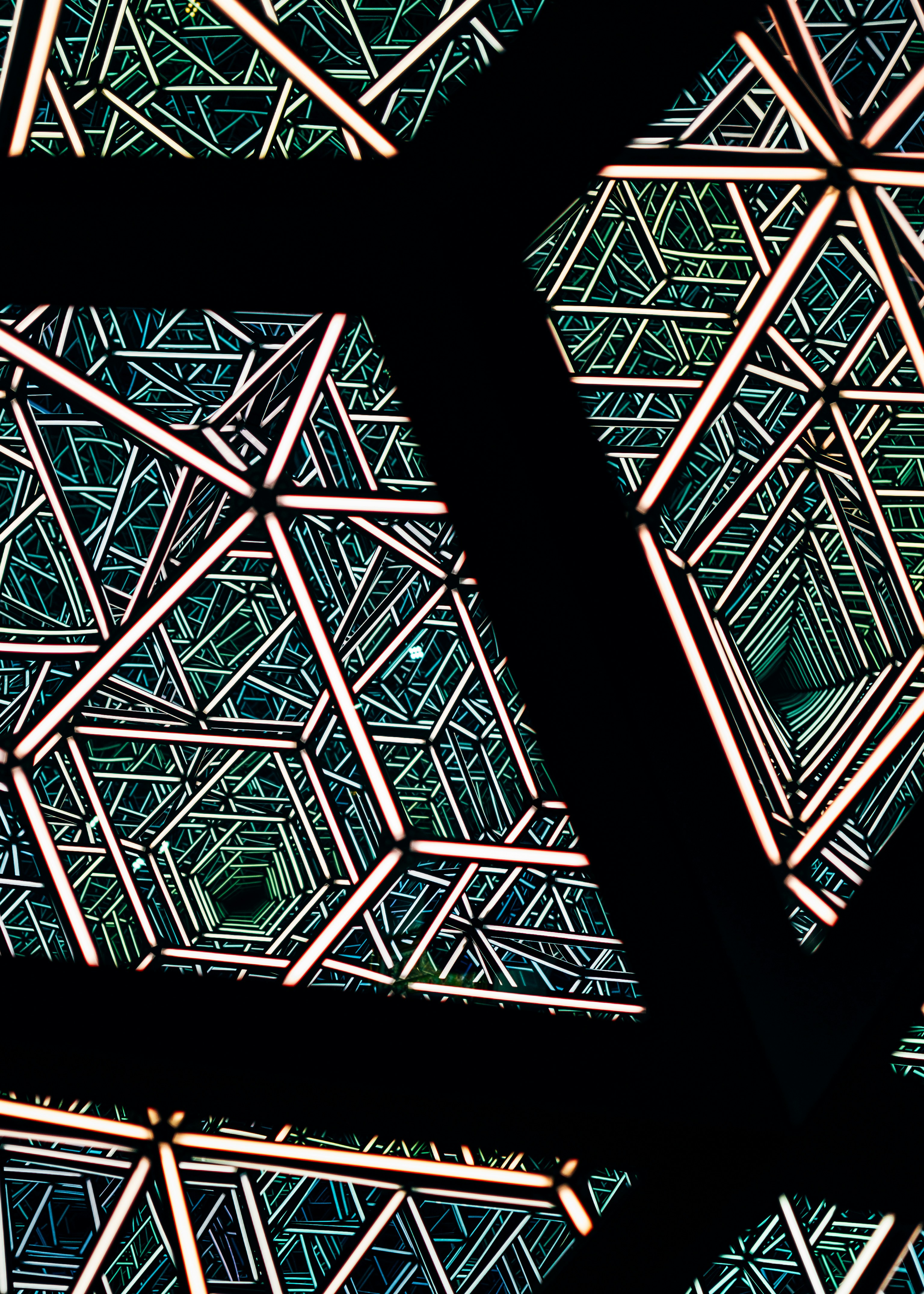 Geometric Symphony: A Dance of Light and Structure