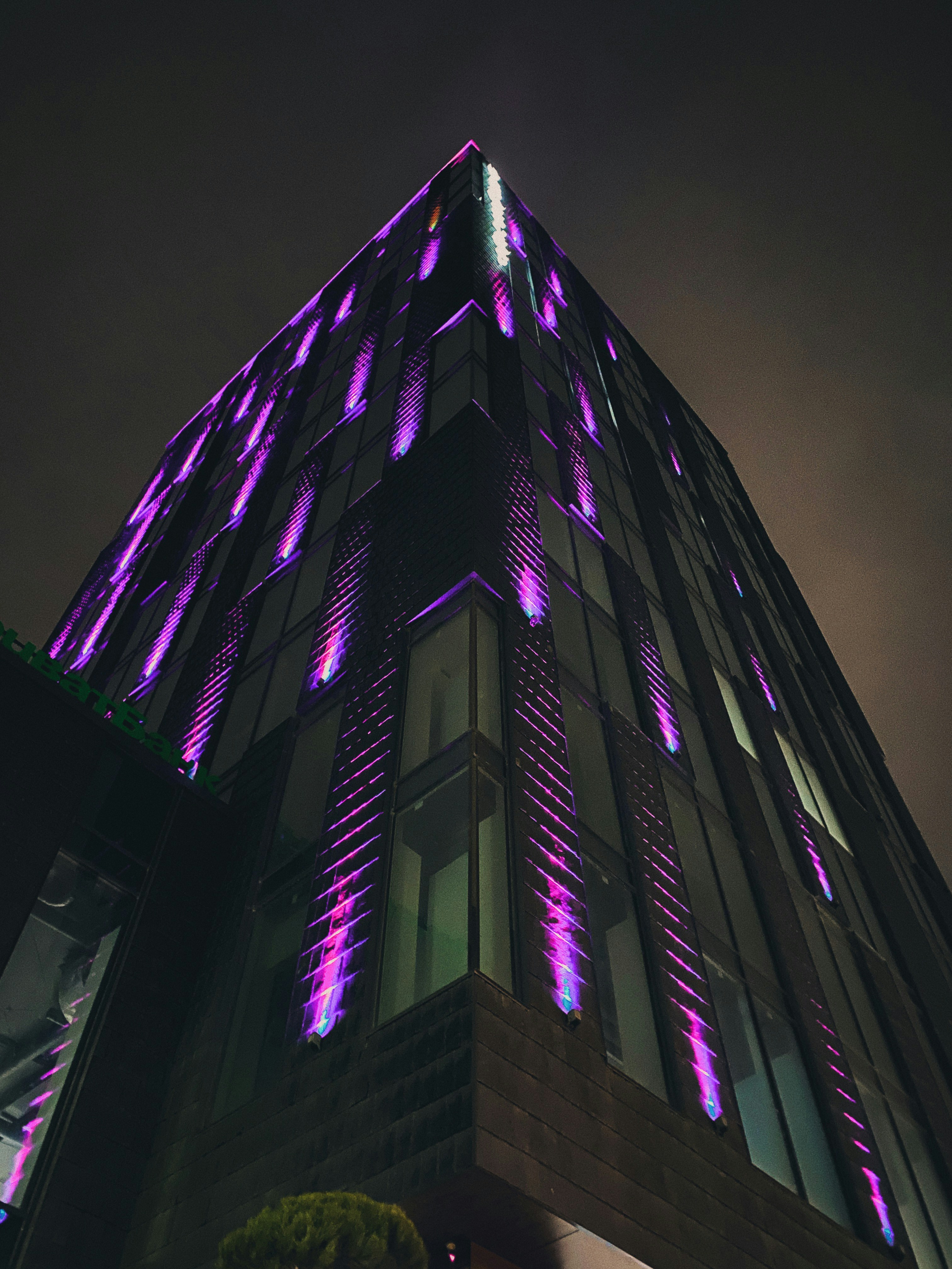a tall building with many windows