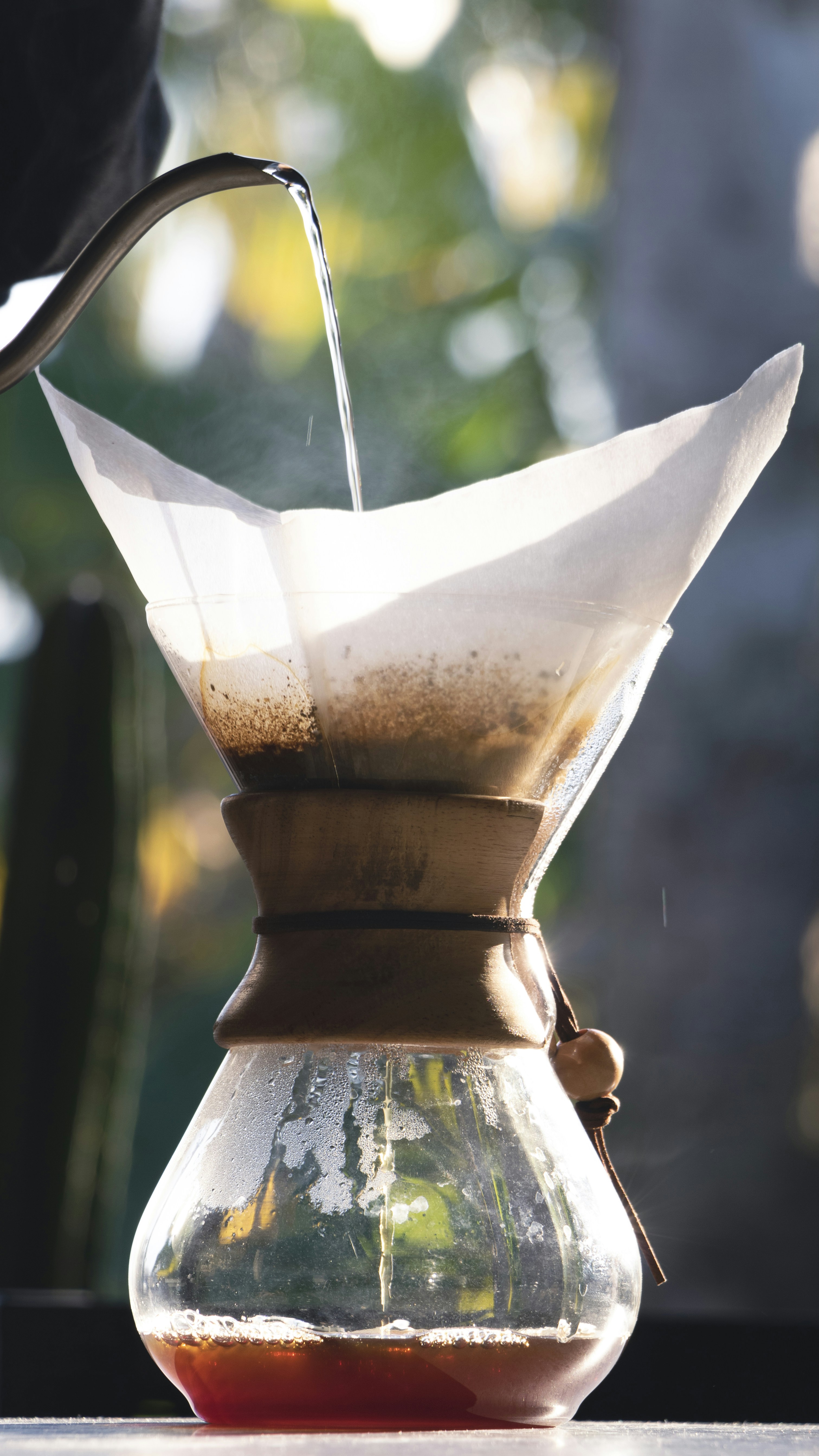 A coffee pot pouring coffee into a cup photo – Free Sunlight Image on ...