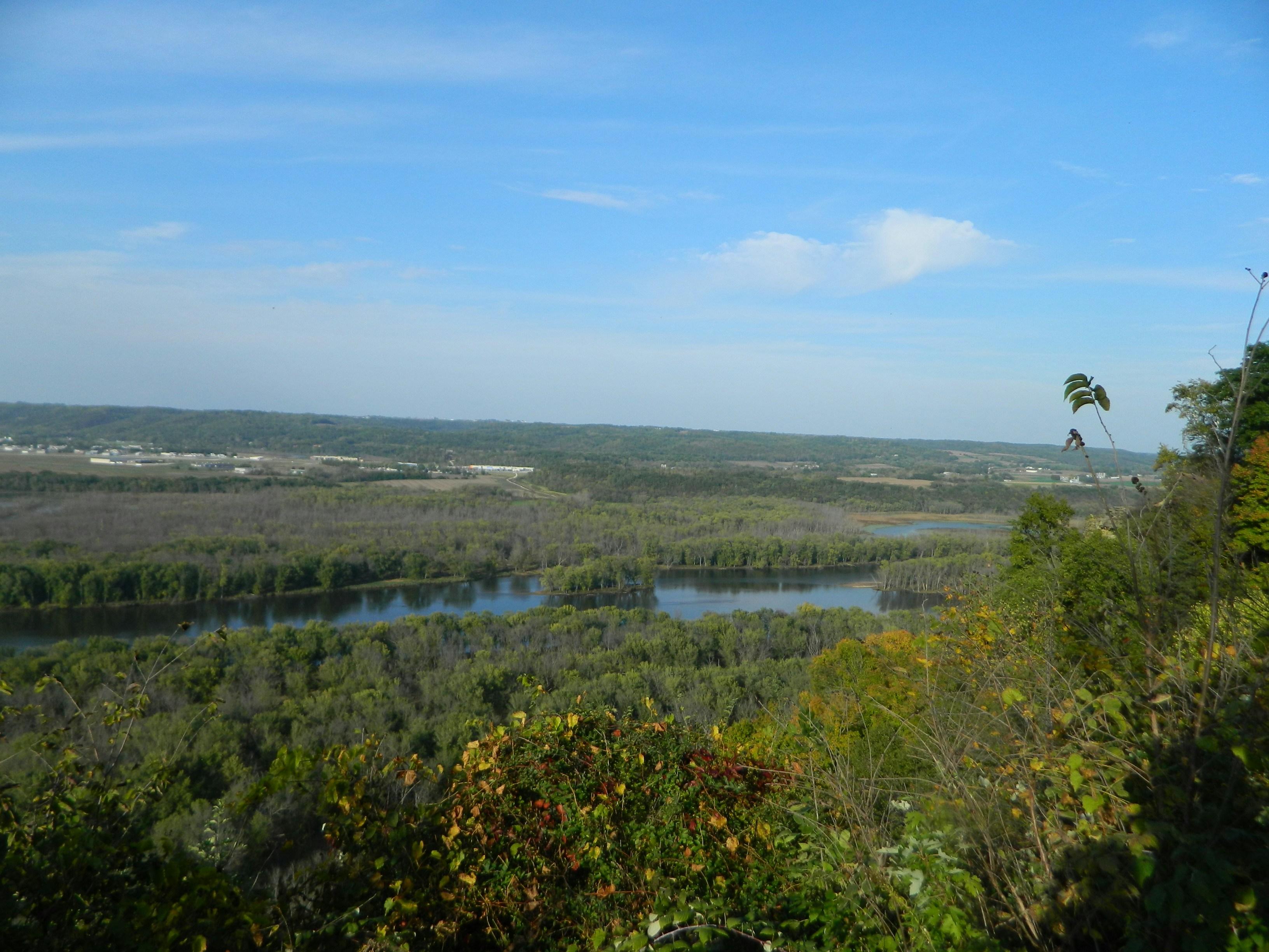 A view of a river from a hill photo – Free Nature Image on Unsplash