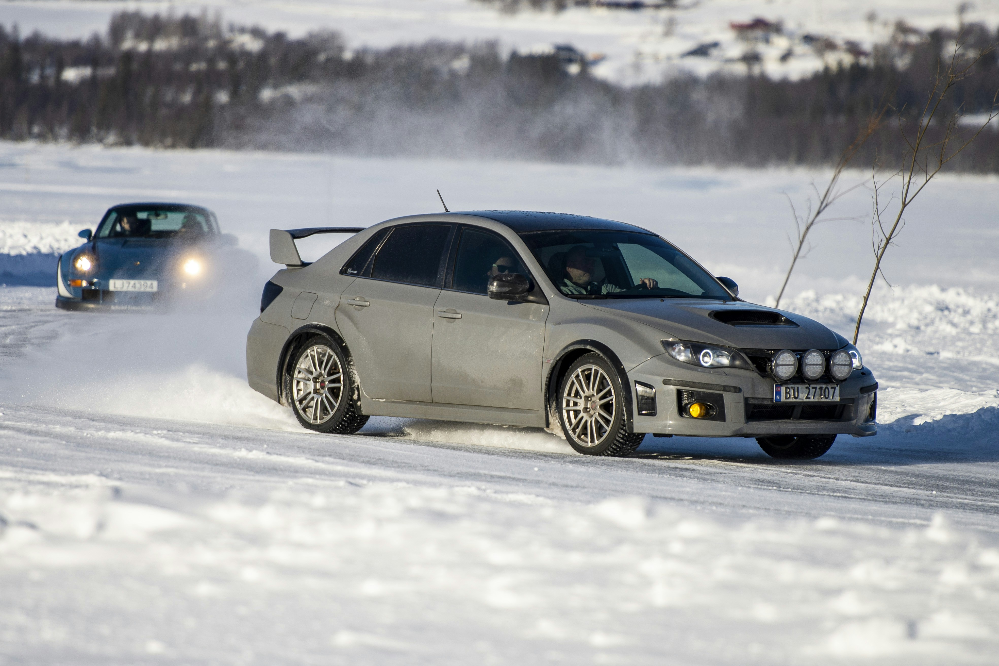 Subaru Snow Drift Wallpaper