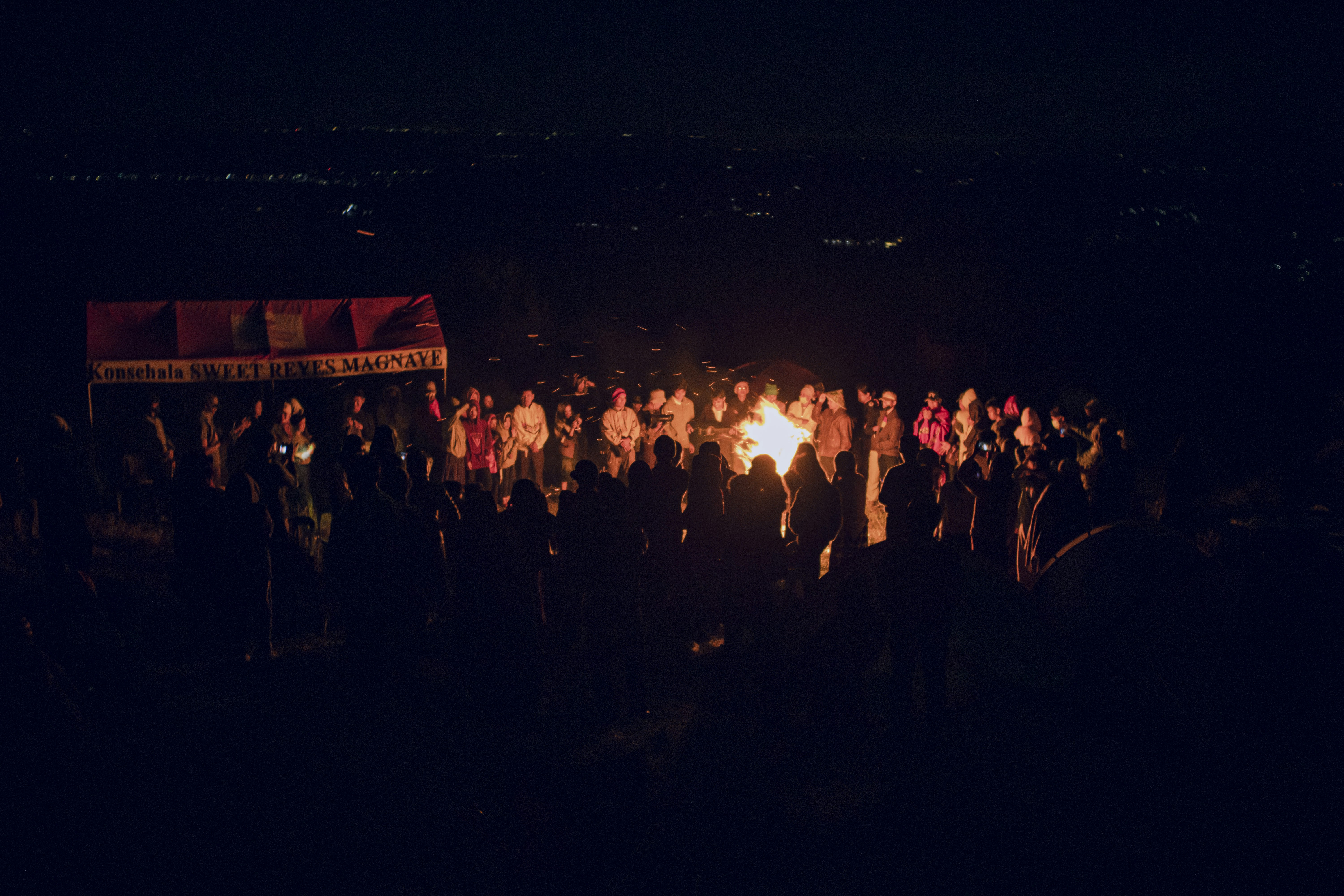 Ember Circle on the Hill: Night Bonfire Draws a Curious Crowd