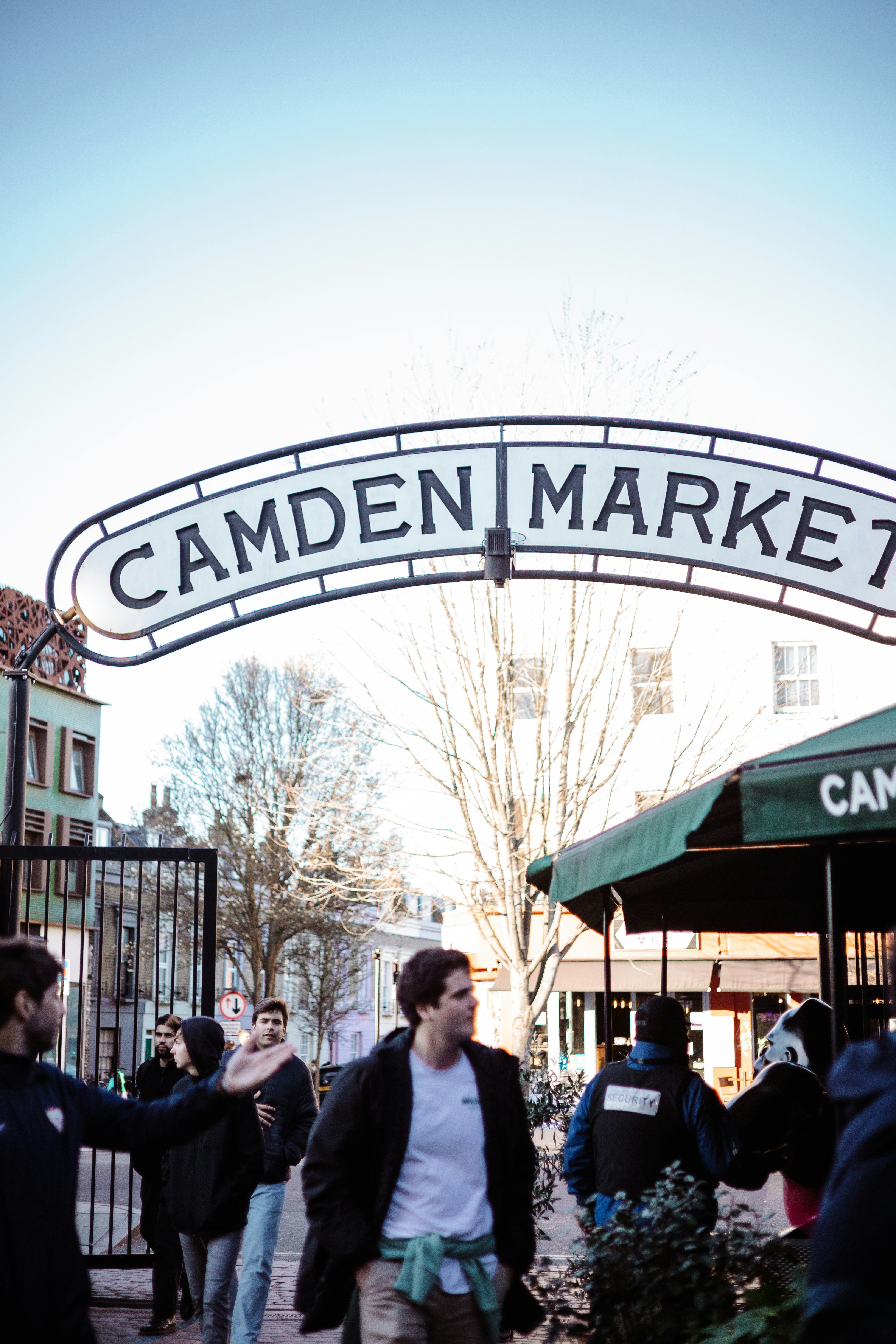 Bustling Entrance to Camden Market