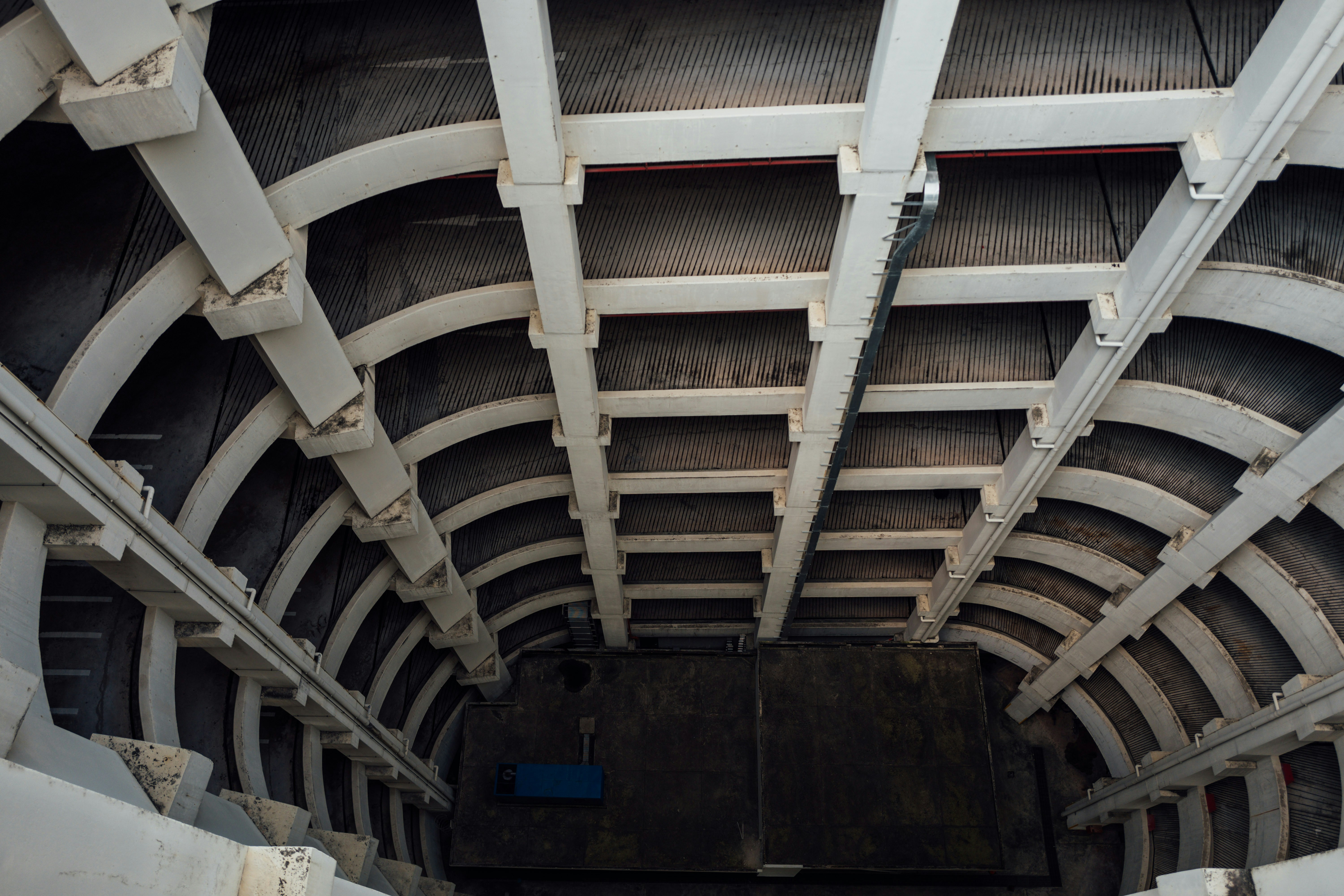 Spiral of Steel: Echoes in a Circular Stairwell