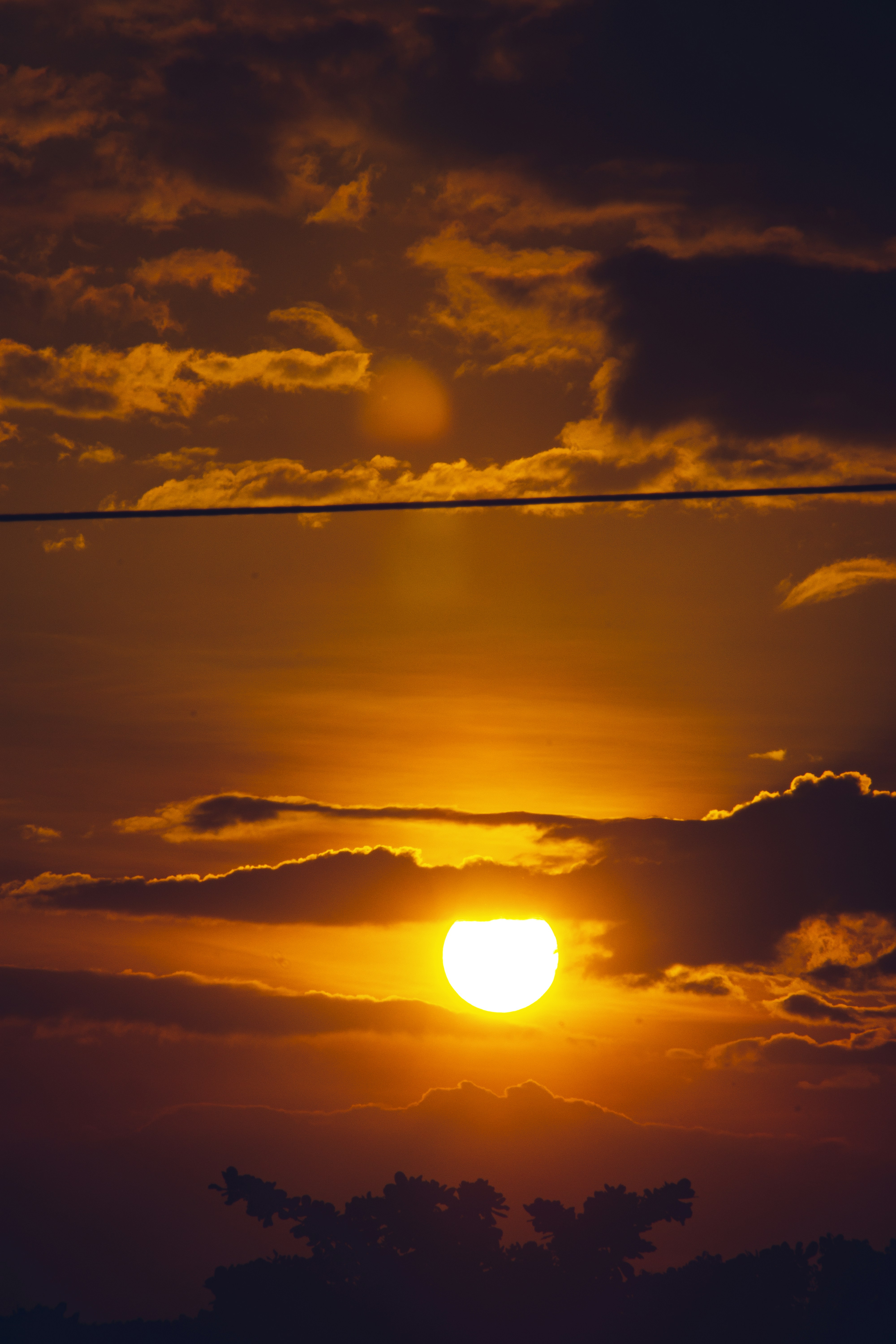 Ember Crown: Sunset Over a Quiet Horizon