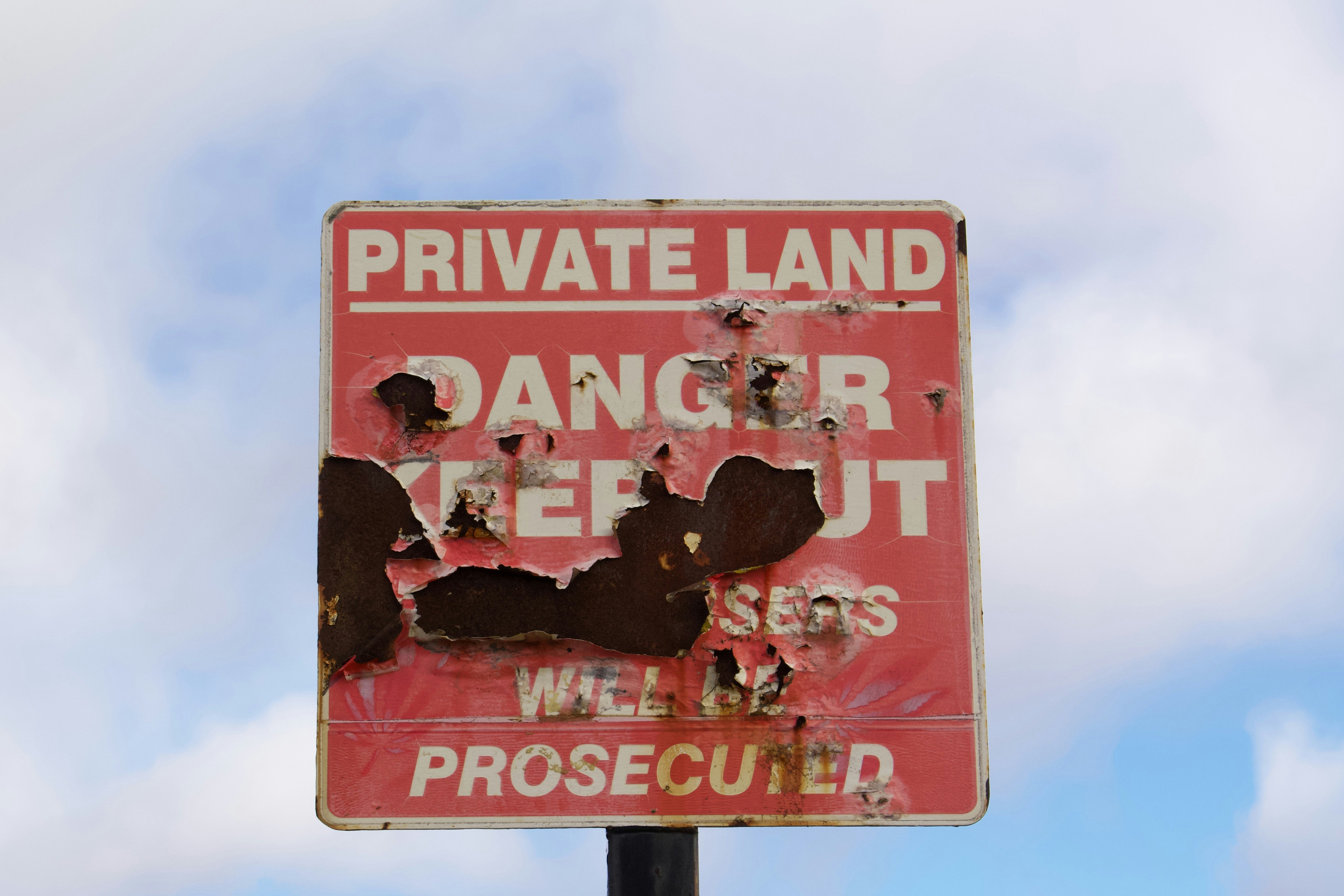 Warning Sign That Says