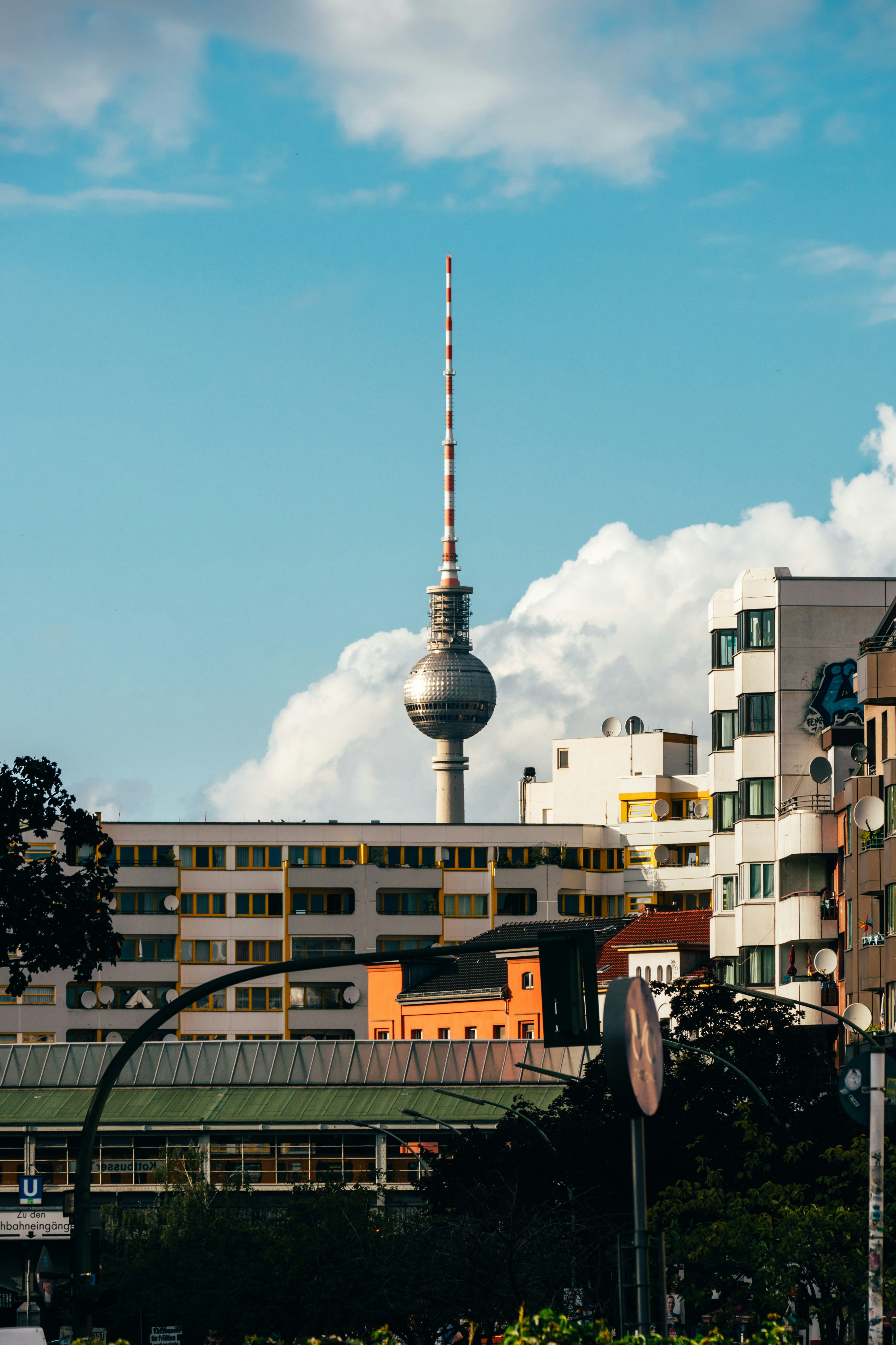 Antenna Crown Above Berlin: Fernsehturm in Afternoon Light