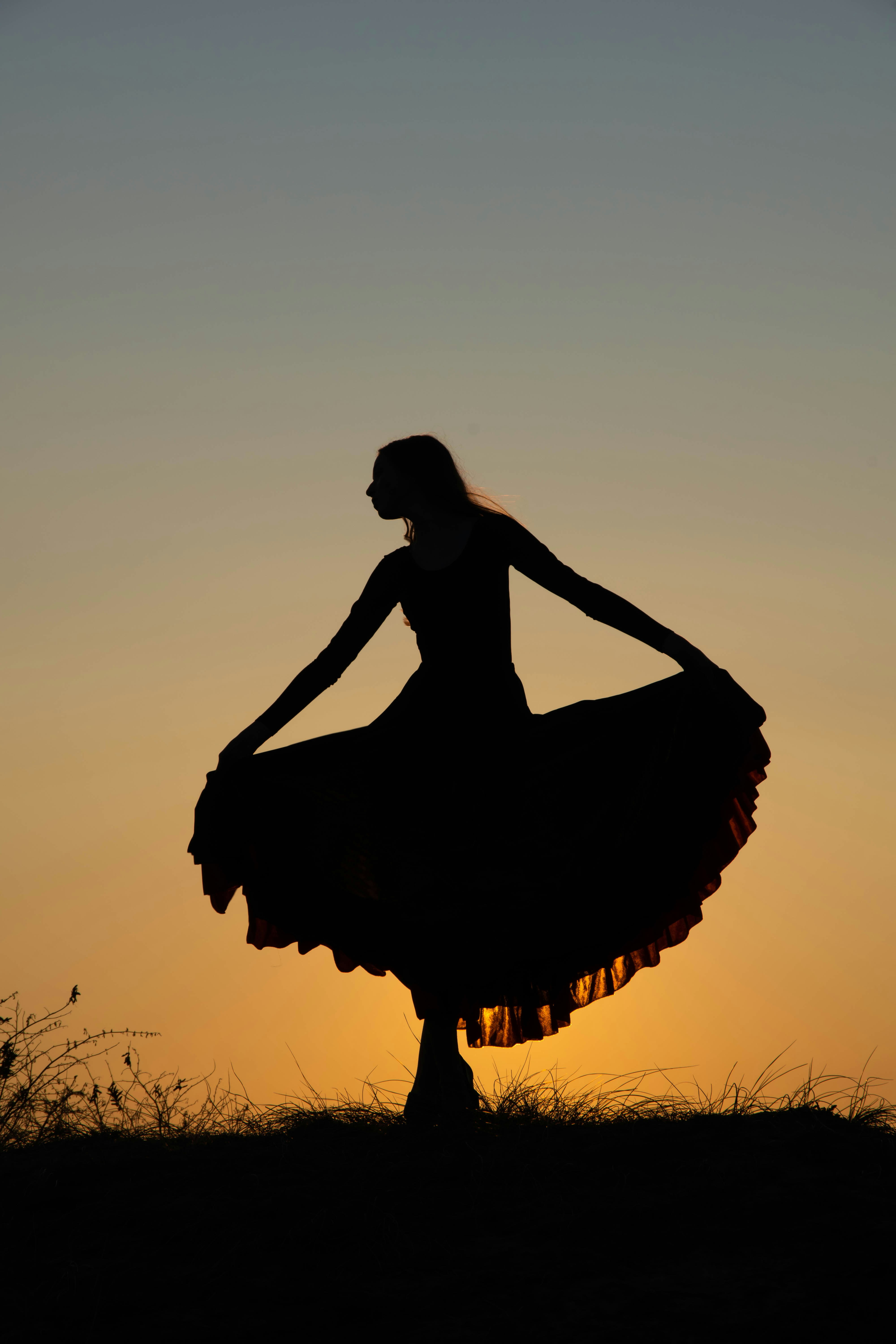 Girl Dress Silhouette