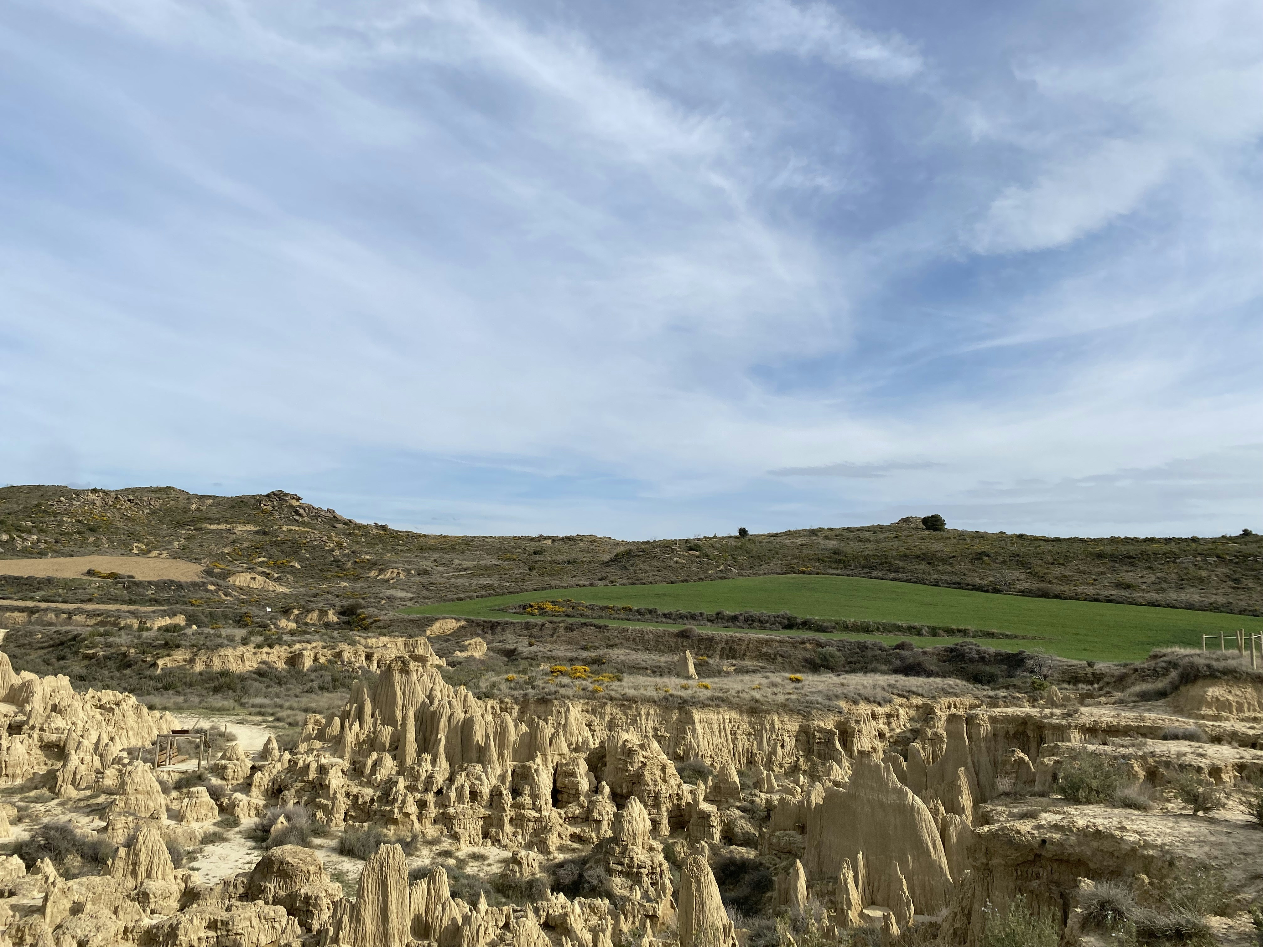 a large group of rock formations in the desert