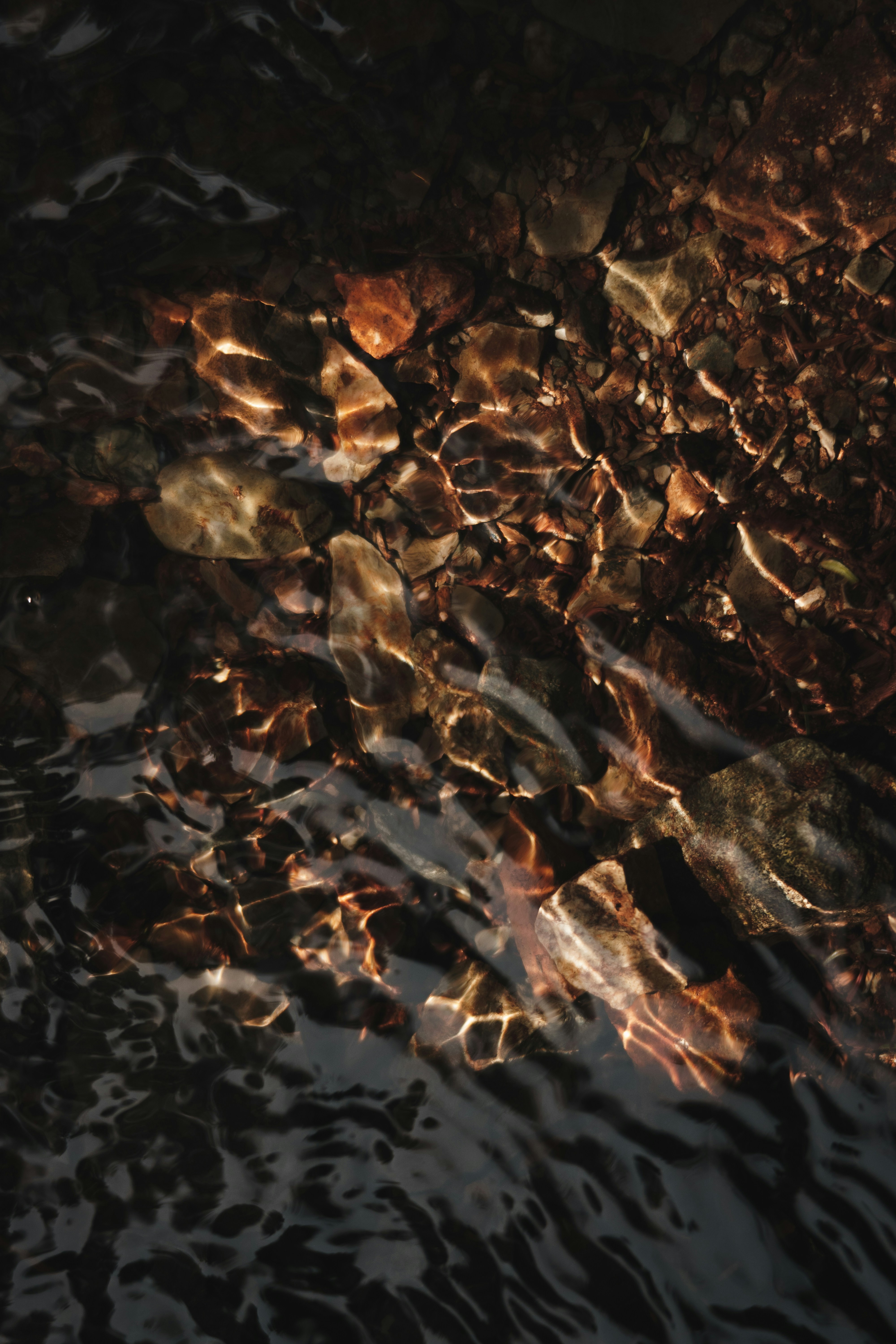 A close up of water and rocks in a body of water photo – Free Topsail ...