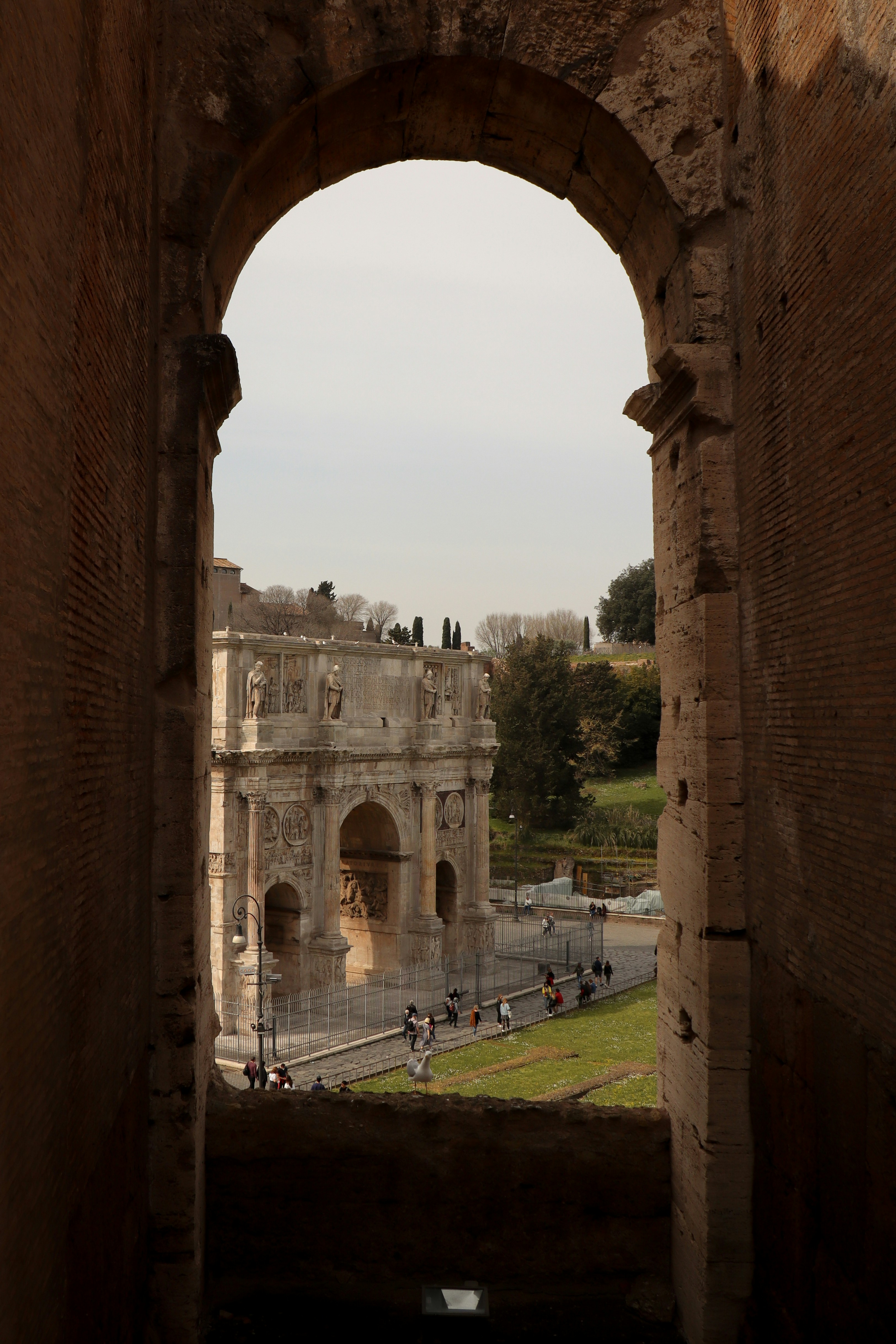Through the Stone Arch to a Timeless Ruin