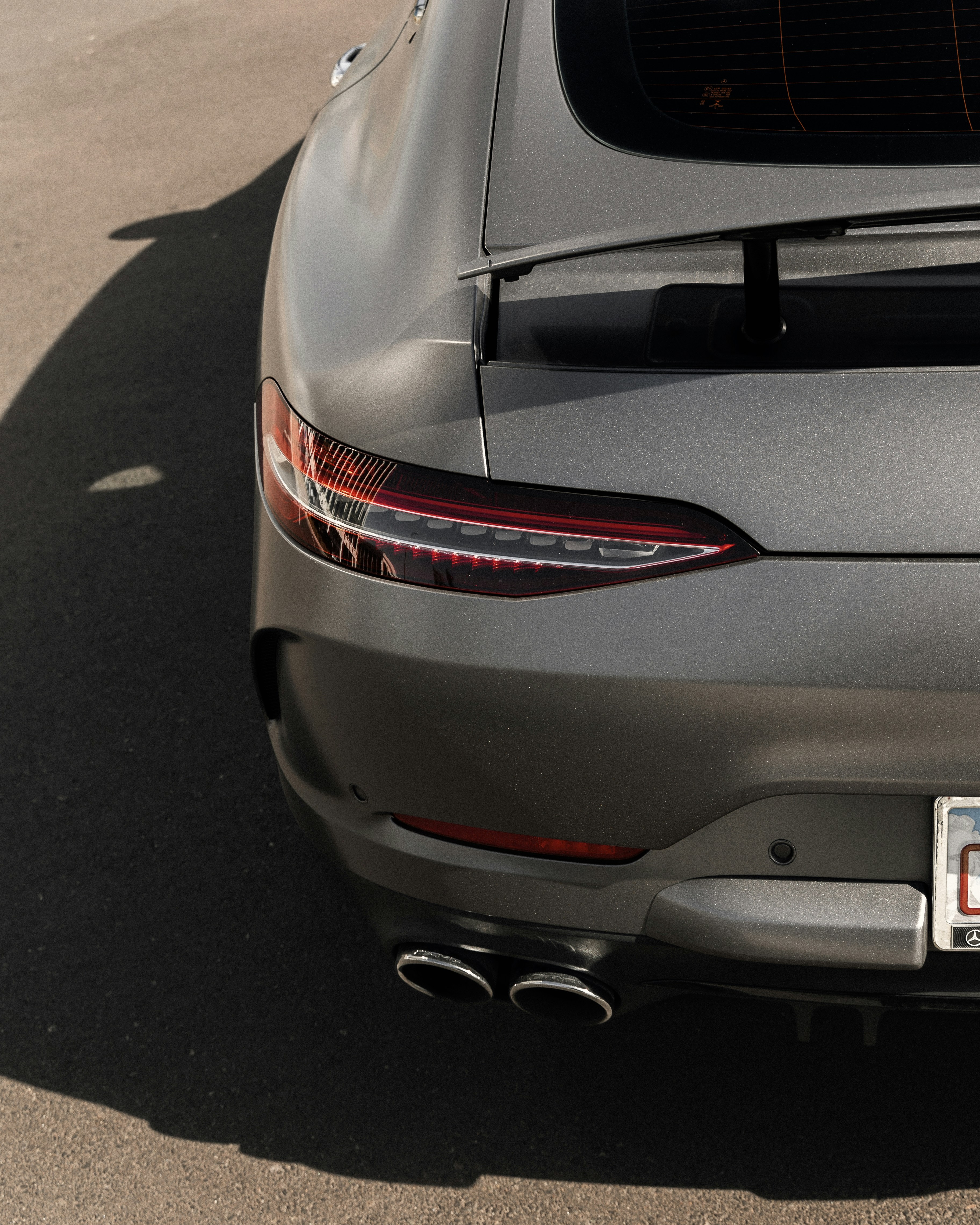 A close up of the tail lights of a car photo – Free Los angeles Image ...