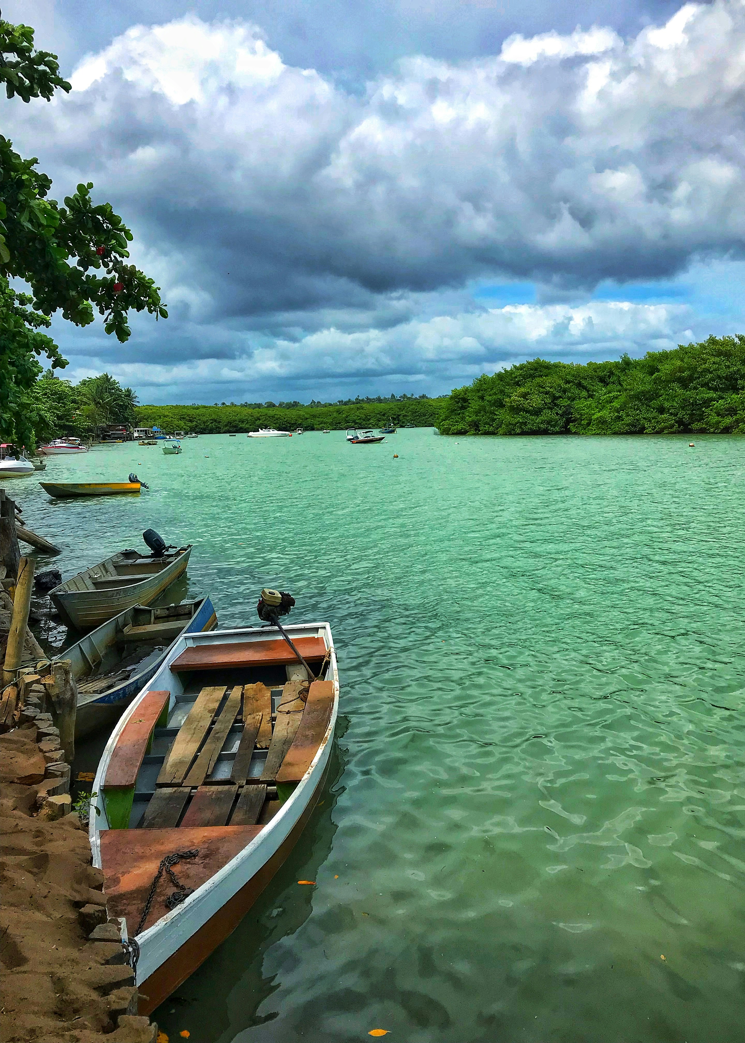 Caraíva boats.