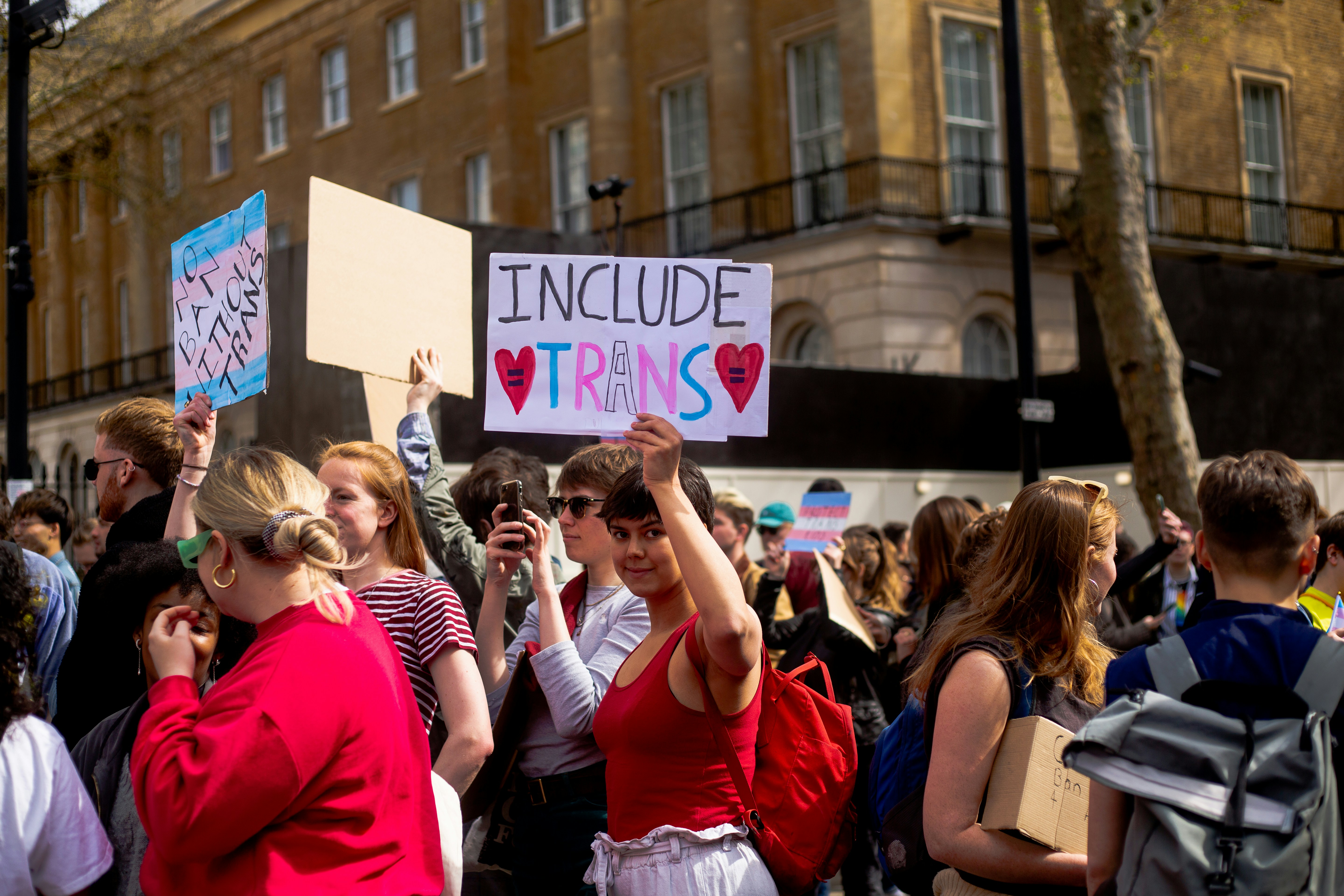 Sign of Solidarity: A Trans Rights Rally in Full Color