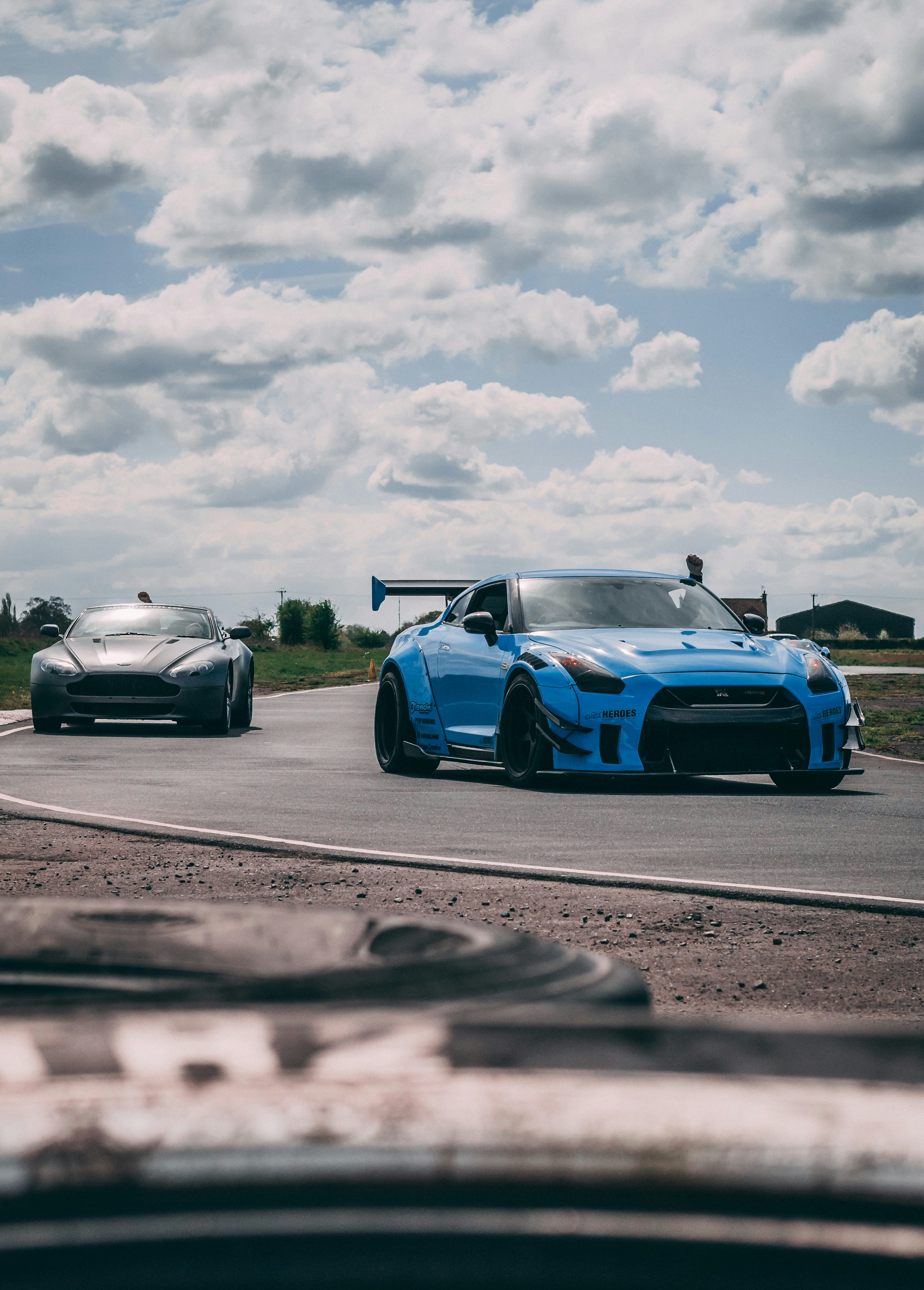 2017 Nissan Gt-r and Aston martin v8 vantage